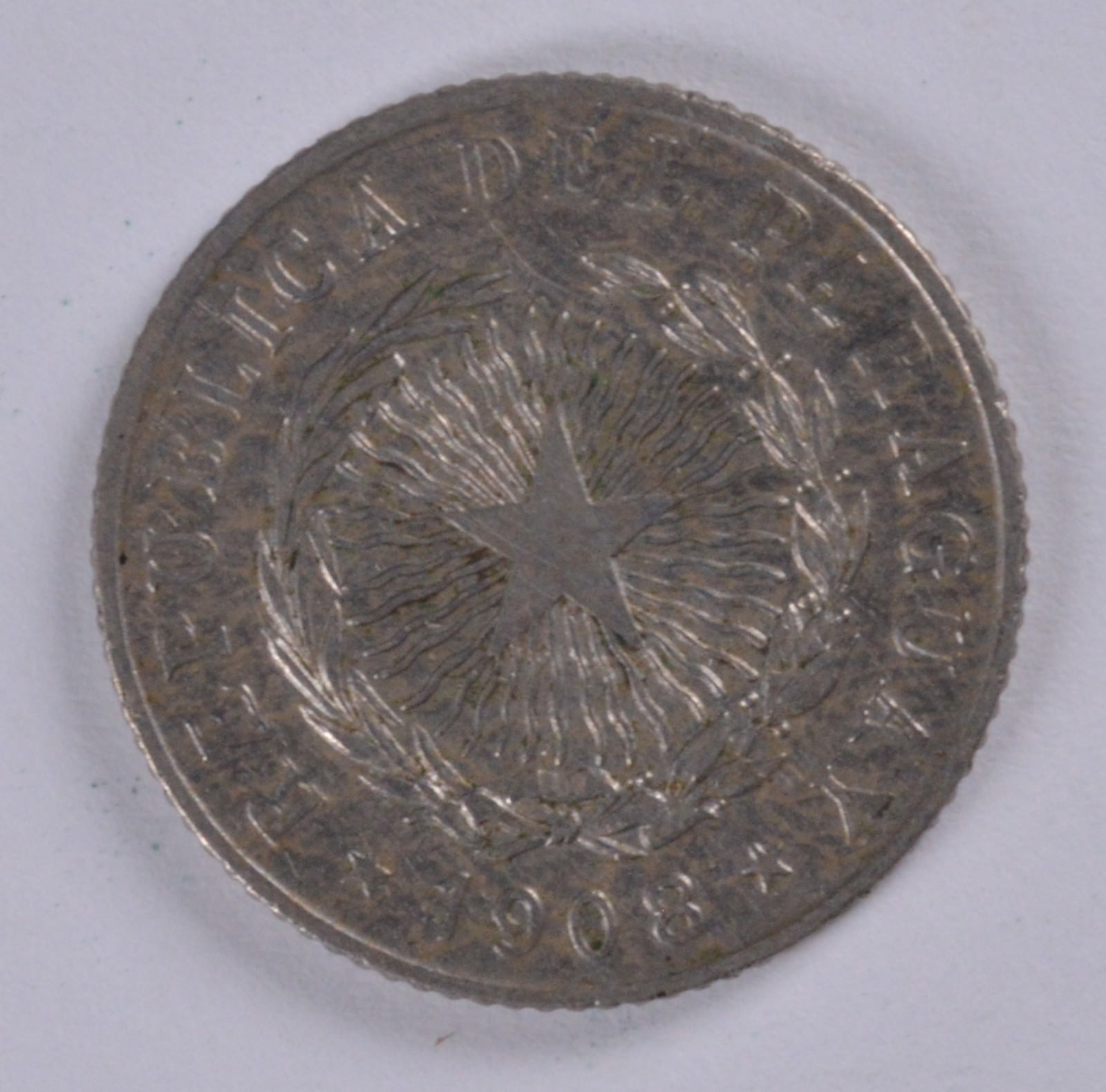 Better 1908 Paraguay 20 Centavos | Property Room
