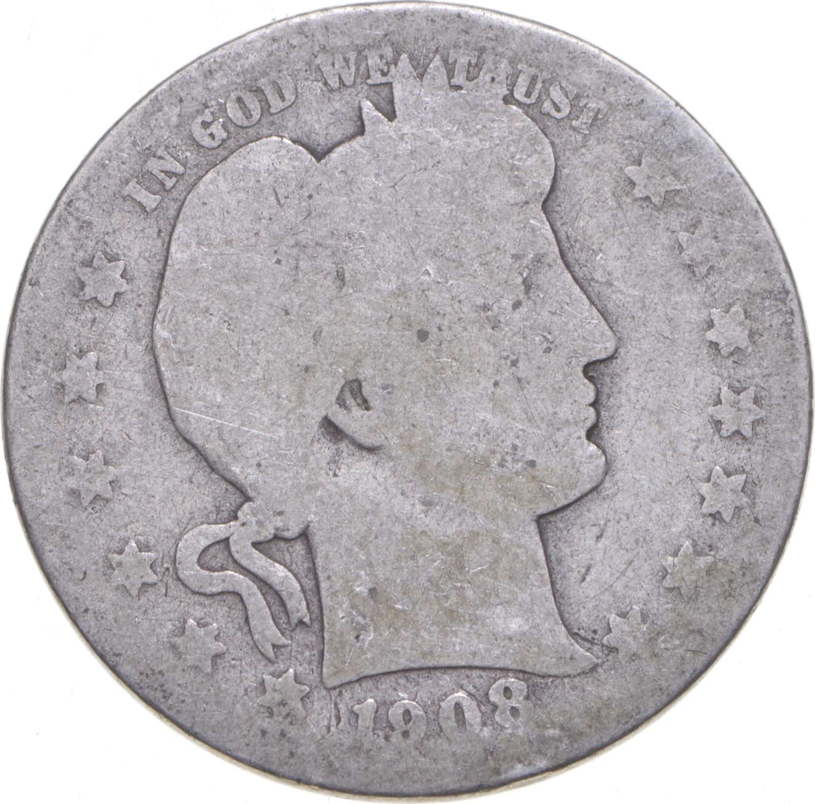 Better 1908 - US Barber 90% Silver Quarter Coin Collection Set Break ...