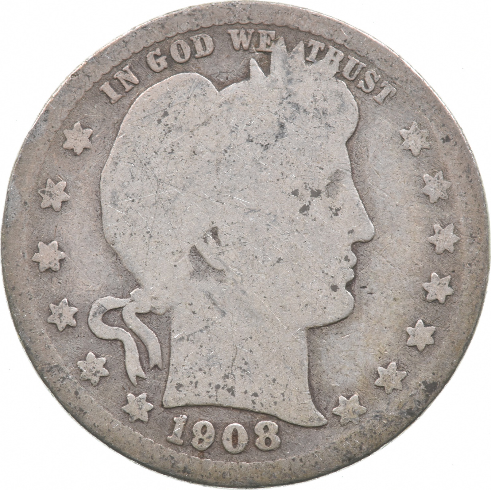 Better 1908 US Barber 90% Silver Quarter Coin Collection Set Break ...