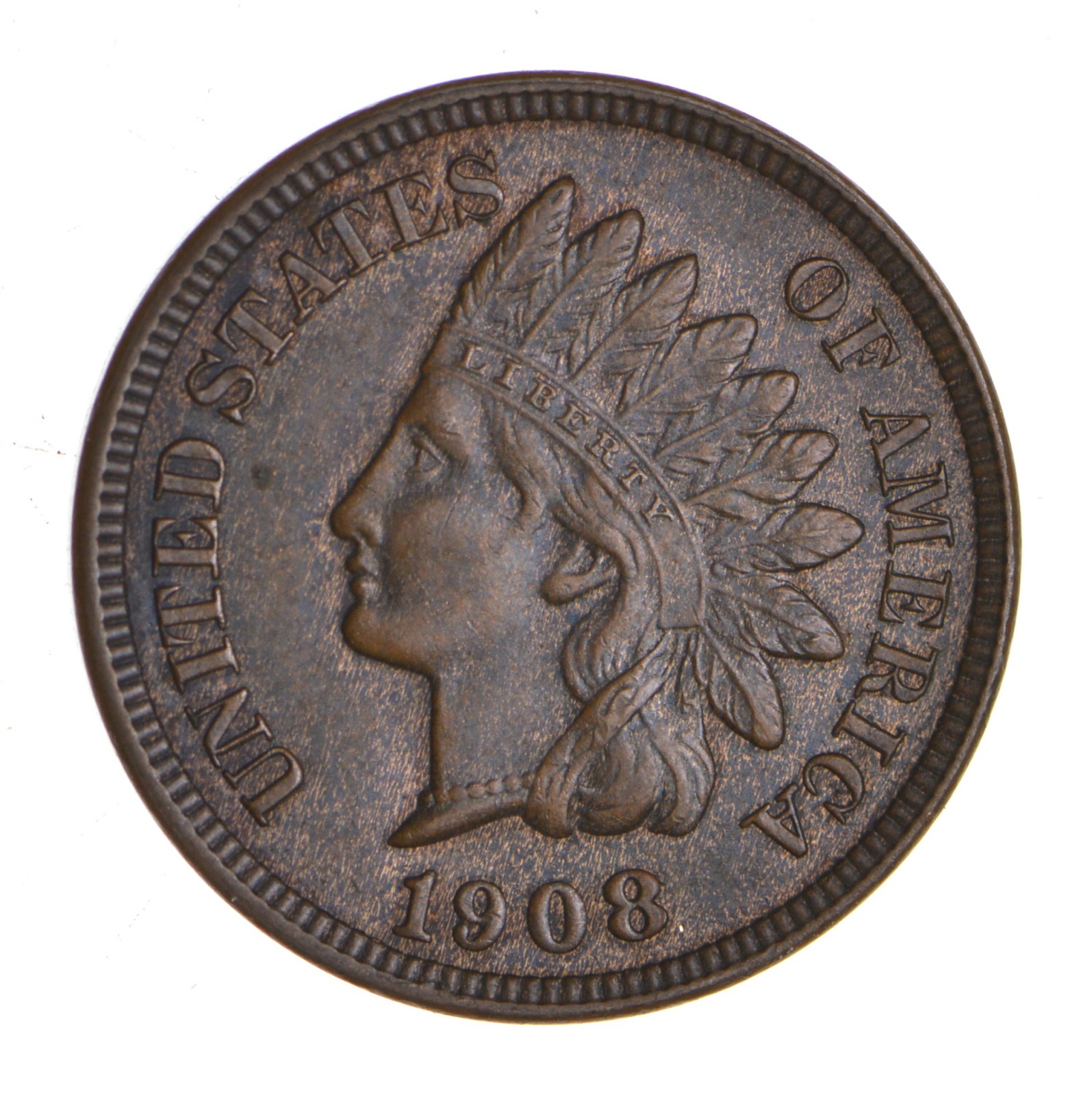 Better 1908 - US Indian Head Cent Penny - Coin Collection Lot Set Break ...