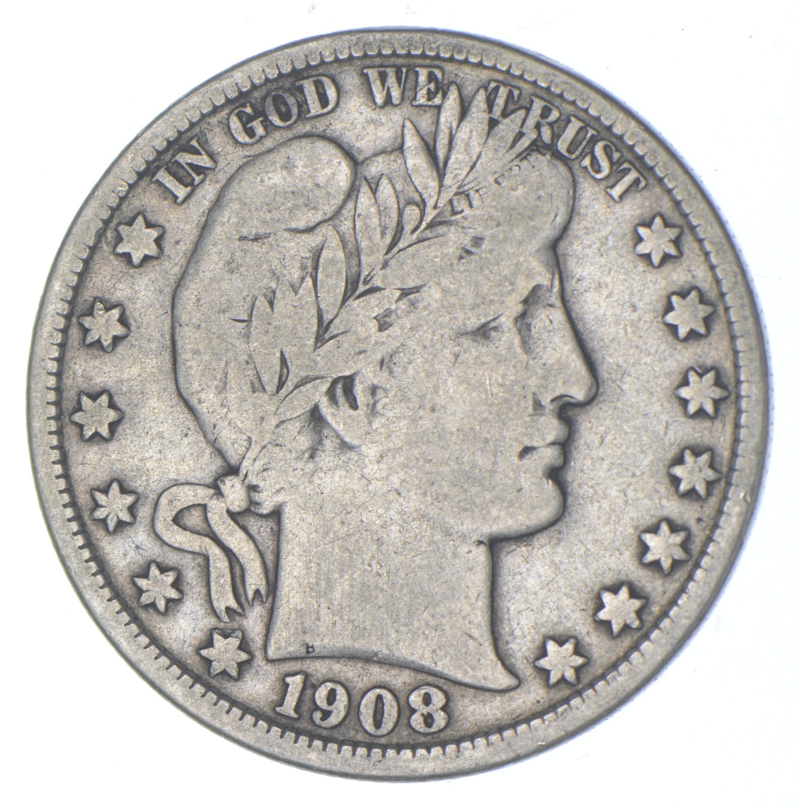 Better 1908-D - US Barber 90% Silver Half Dollar Coin Collection Set ...