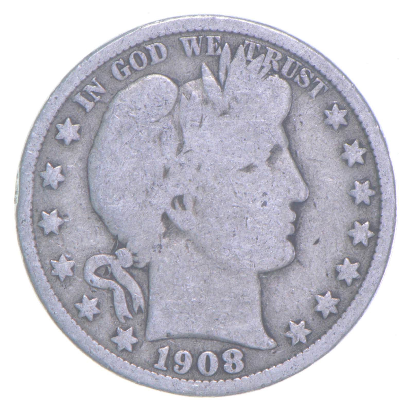 Better 1908-O US Barber 90% Silver Half Dollar Coin Collection Set ...