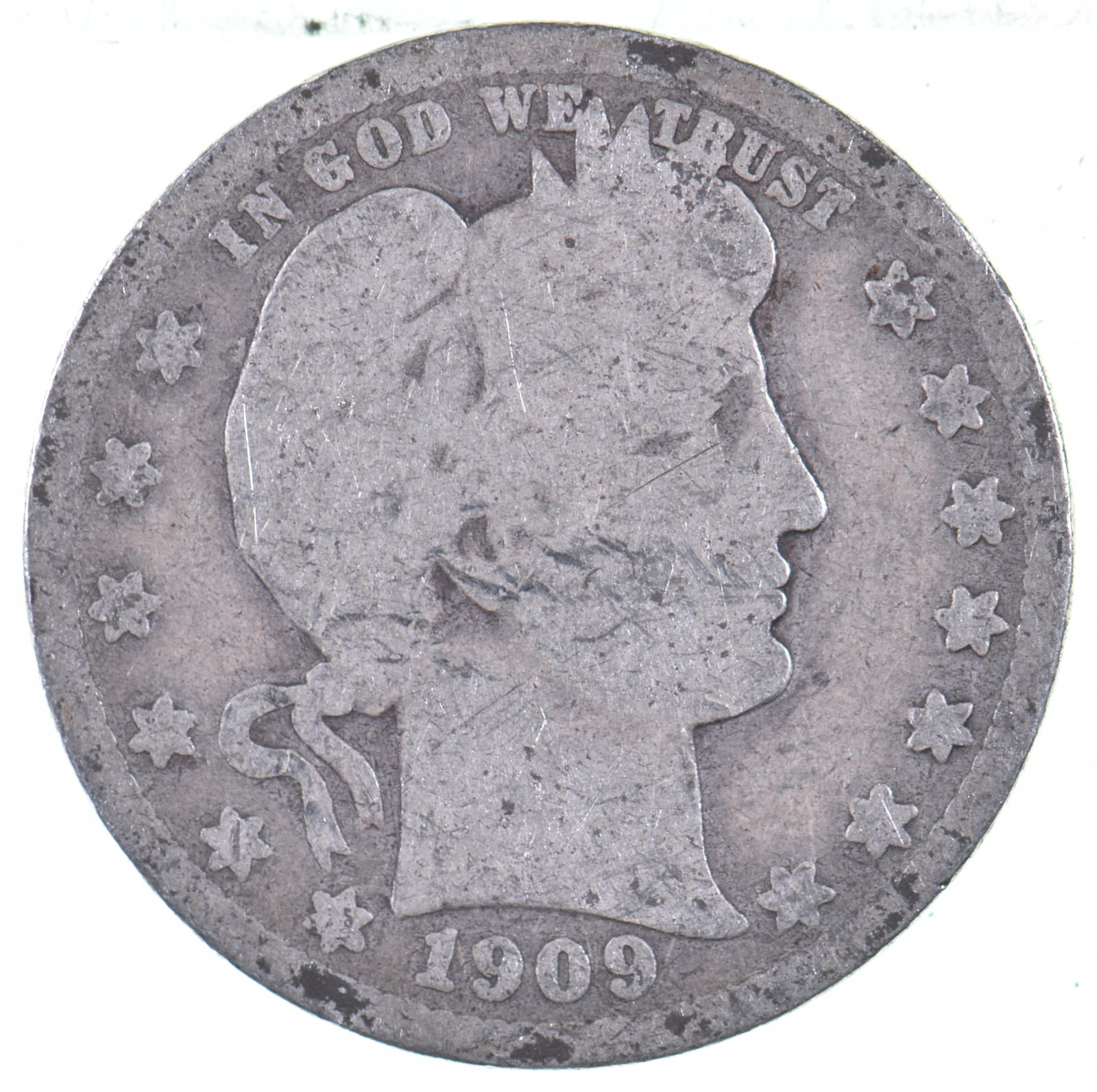 Better 1909-D US Barber 90% Silver Quarter Coin Collection Set Break ...