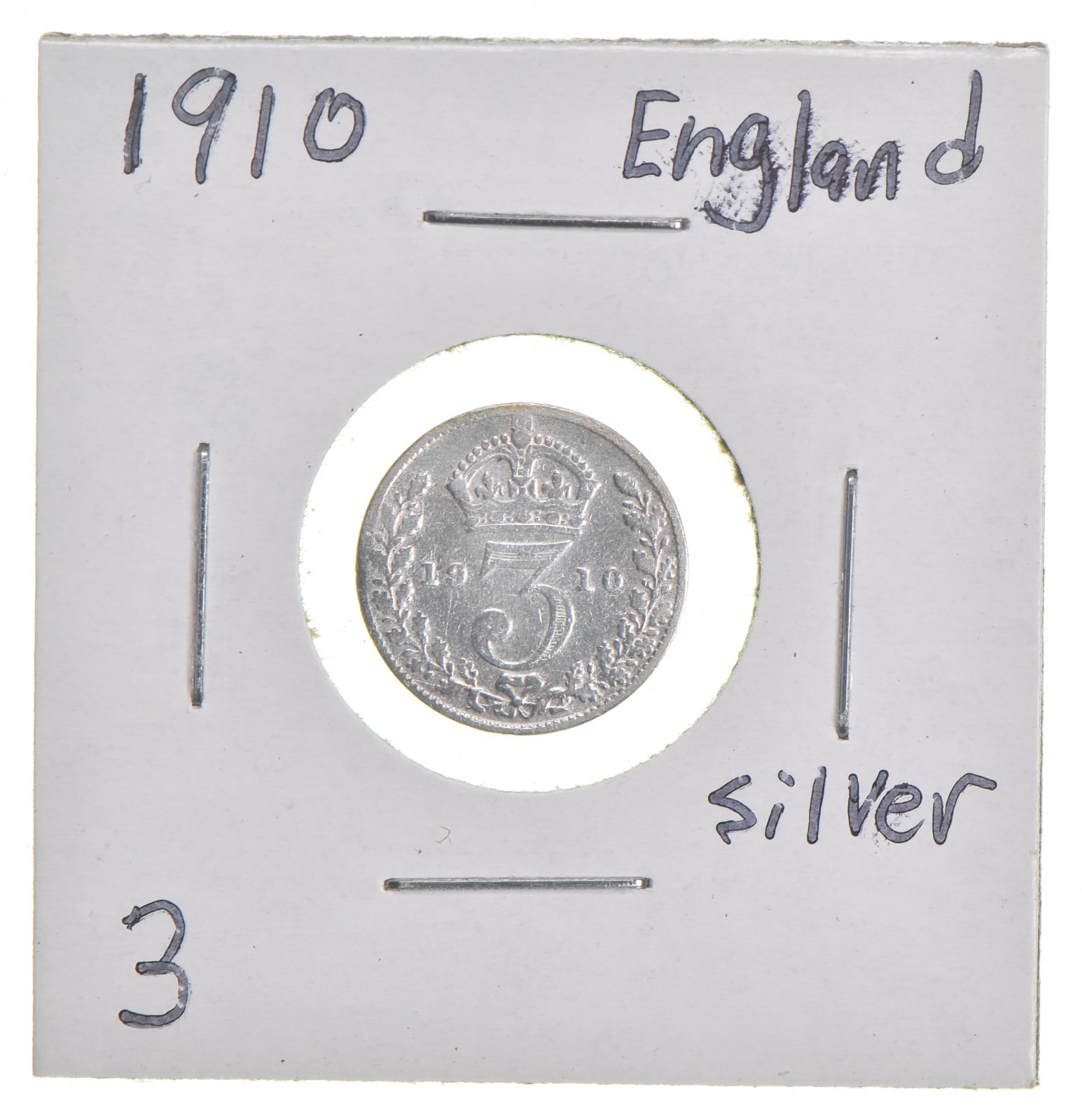 Better 1910 Great Britain 3 Pence - Silver | Property Room