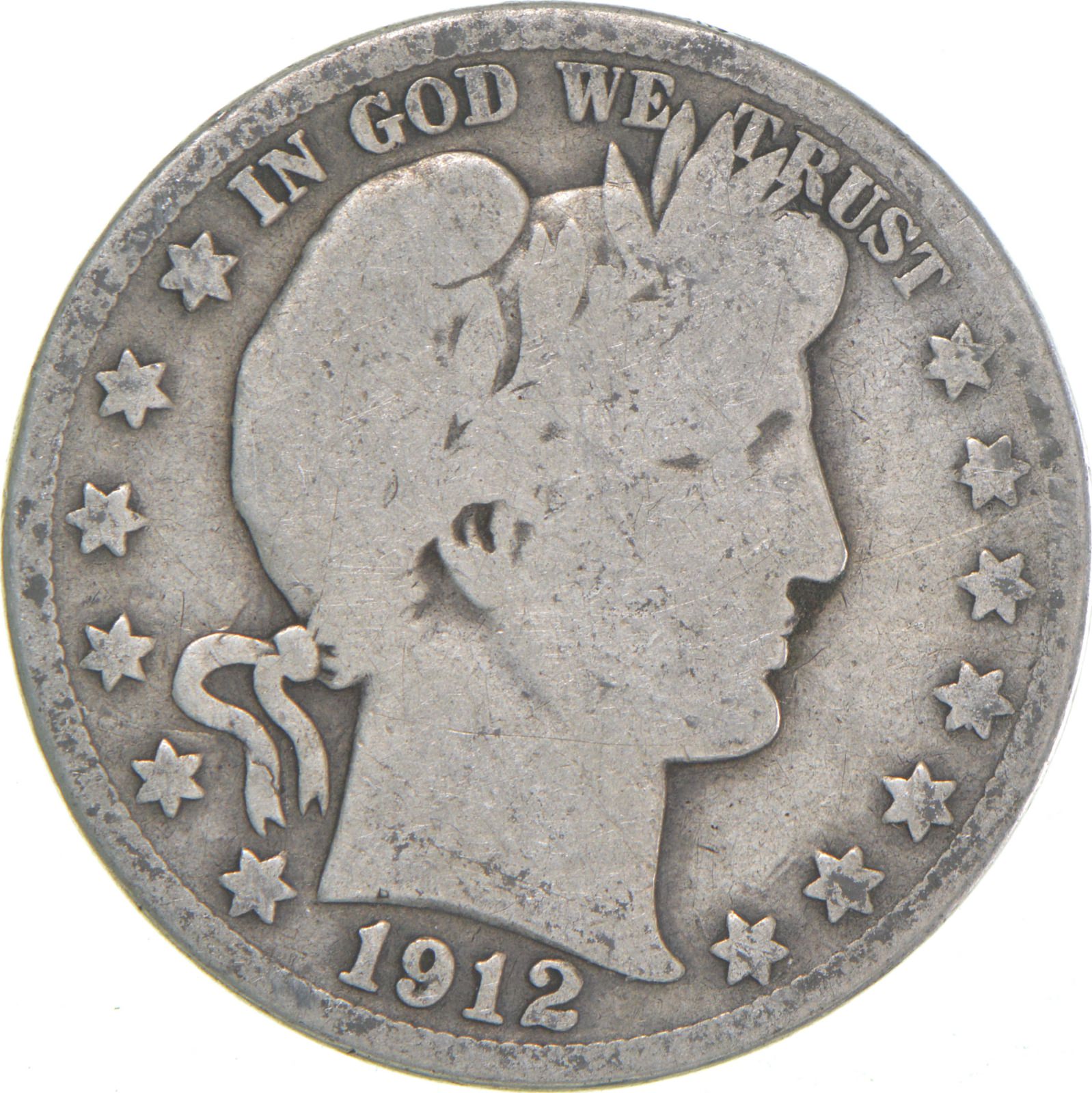 Better 1912-S US Barber 90% Silver Half Dollar Coin Collection Set ...