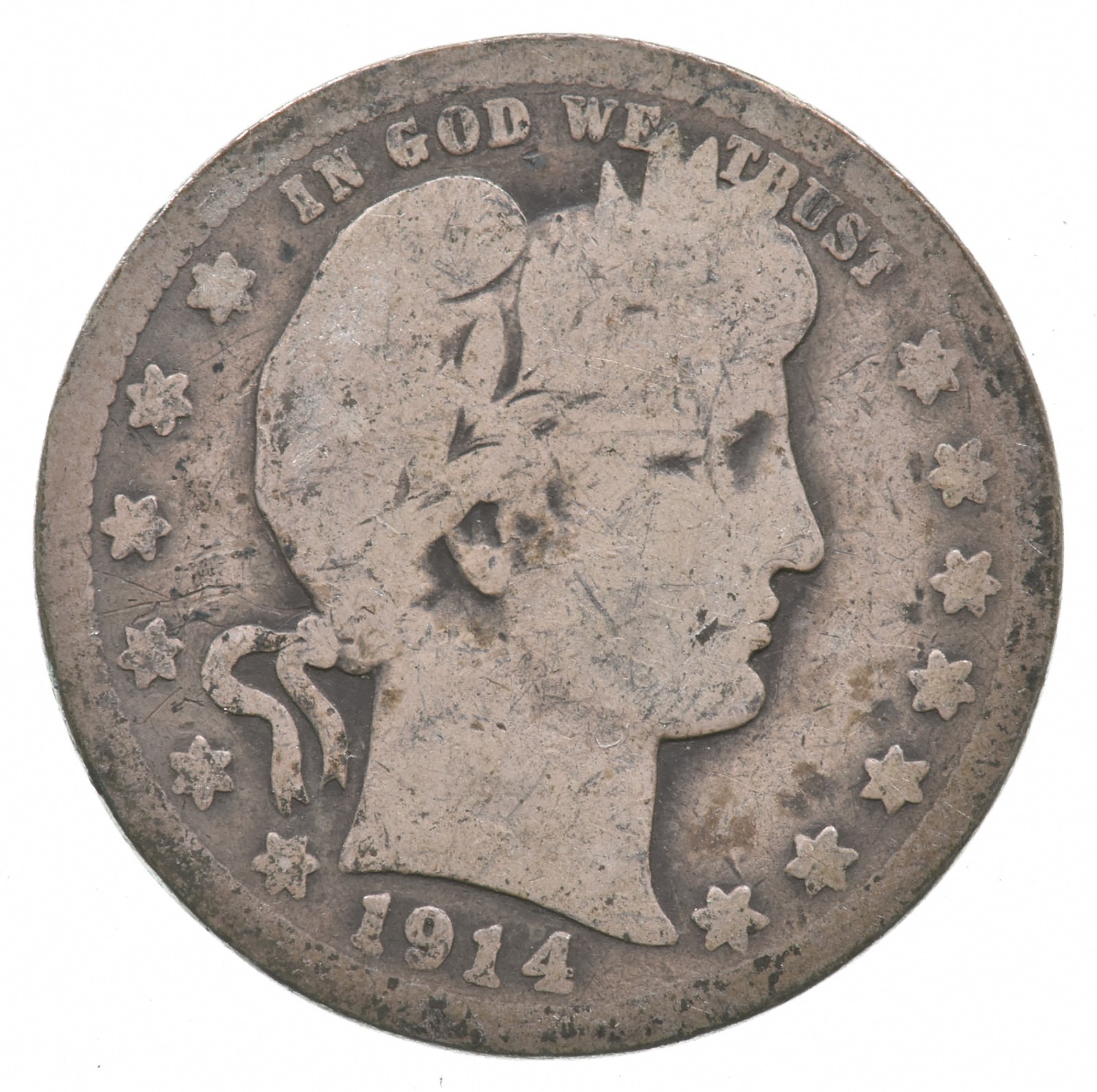 Better 1914 US Barber 90% Silver Quarter Coin Collection Set Break ...