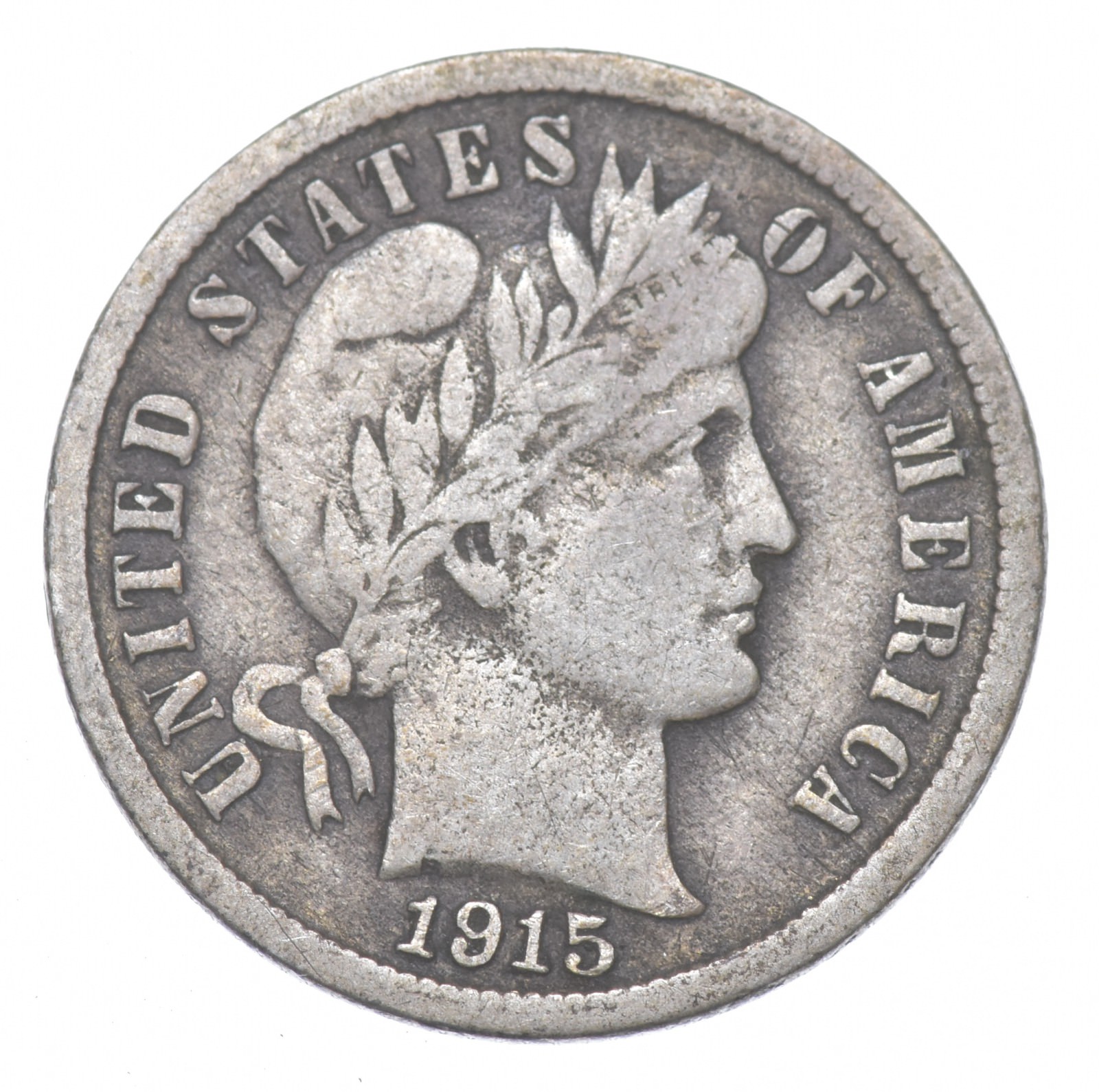 Better 1915-S - US Barber Liberty Silver Dime Coin Collection Lot Set ...