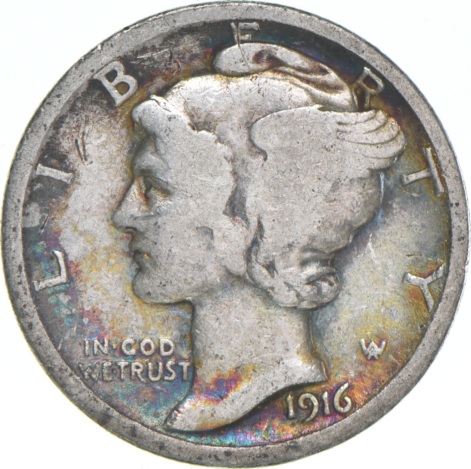 Better 1916 US Mercury 90% Silver Dime Coin Collection Lot Set Break ...