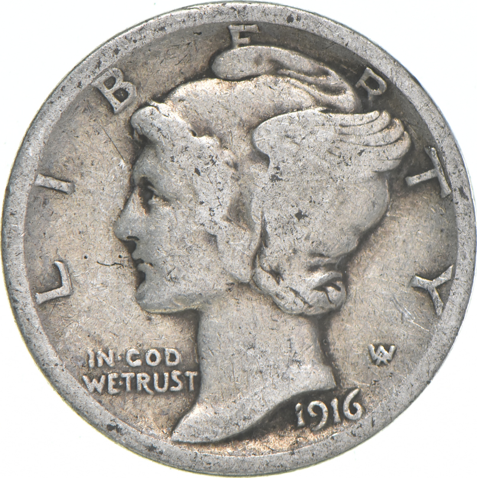 Better 1916 US Mercury 90% Silver Dime Coin Collection Lot Set Break ...