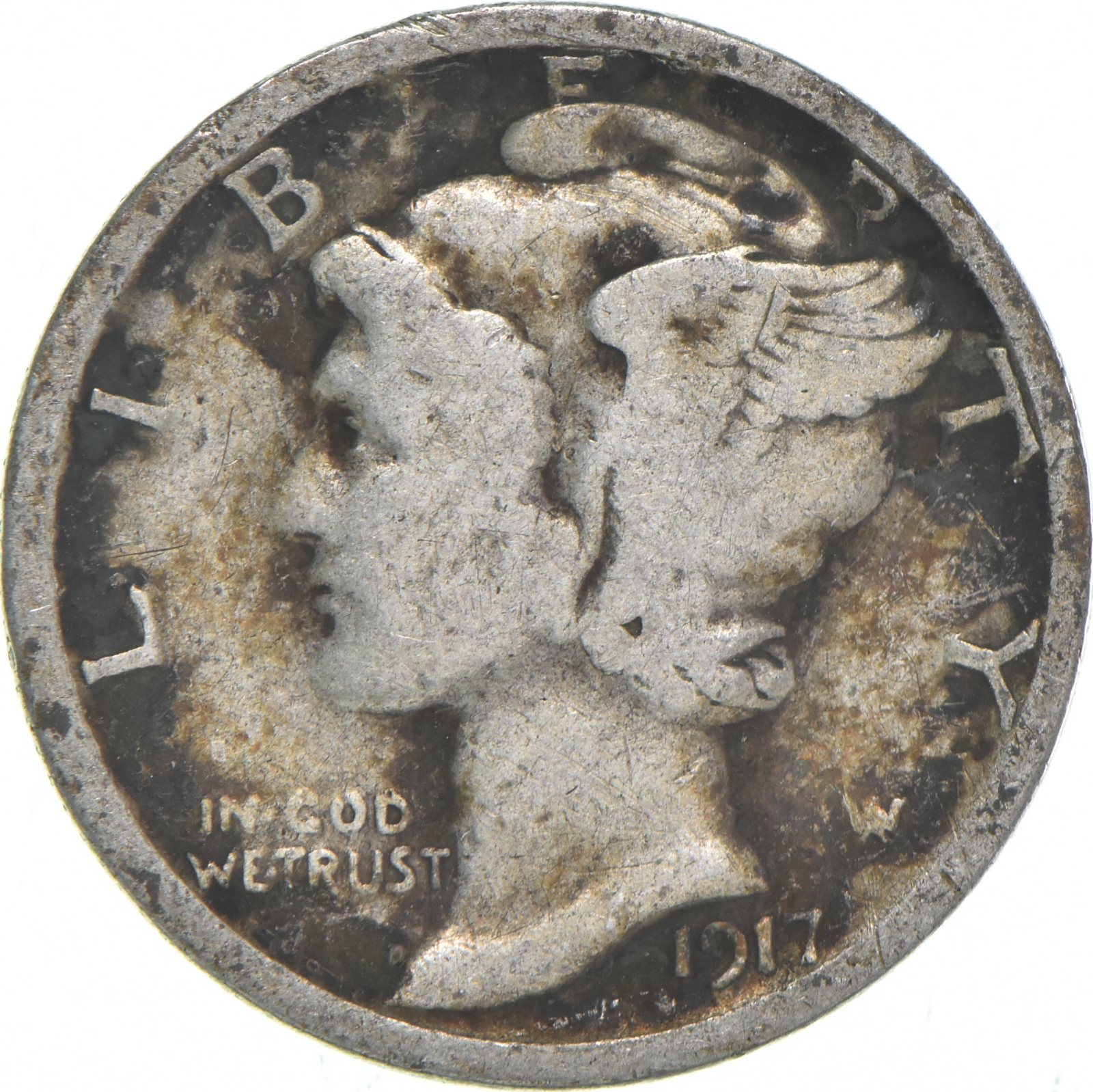 Better 1917 US Mercury 90% Silver Dime Coin Collection Lot Set Break ...