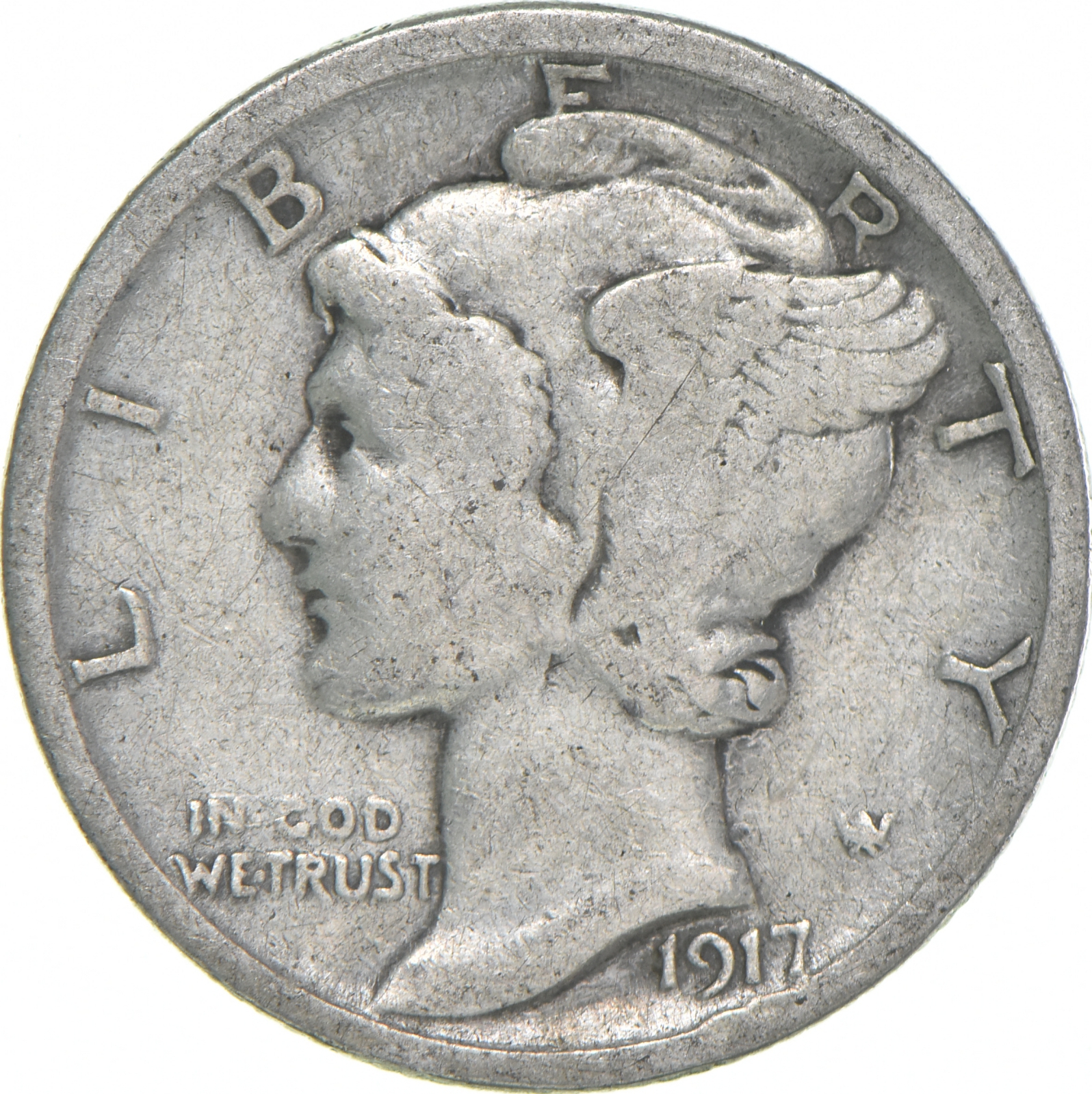 Better 1917-S US Mercury 90% Silver Dime Coin Collection Lot Set Break ...