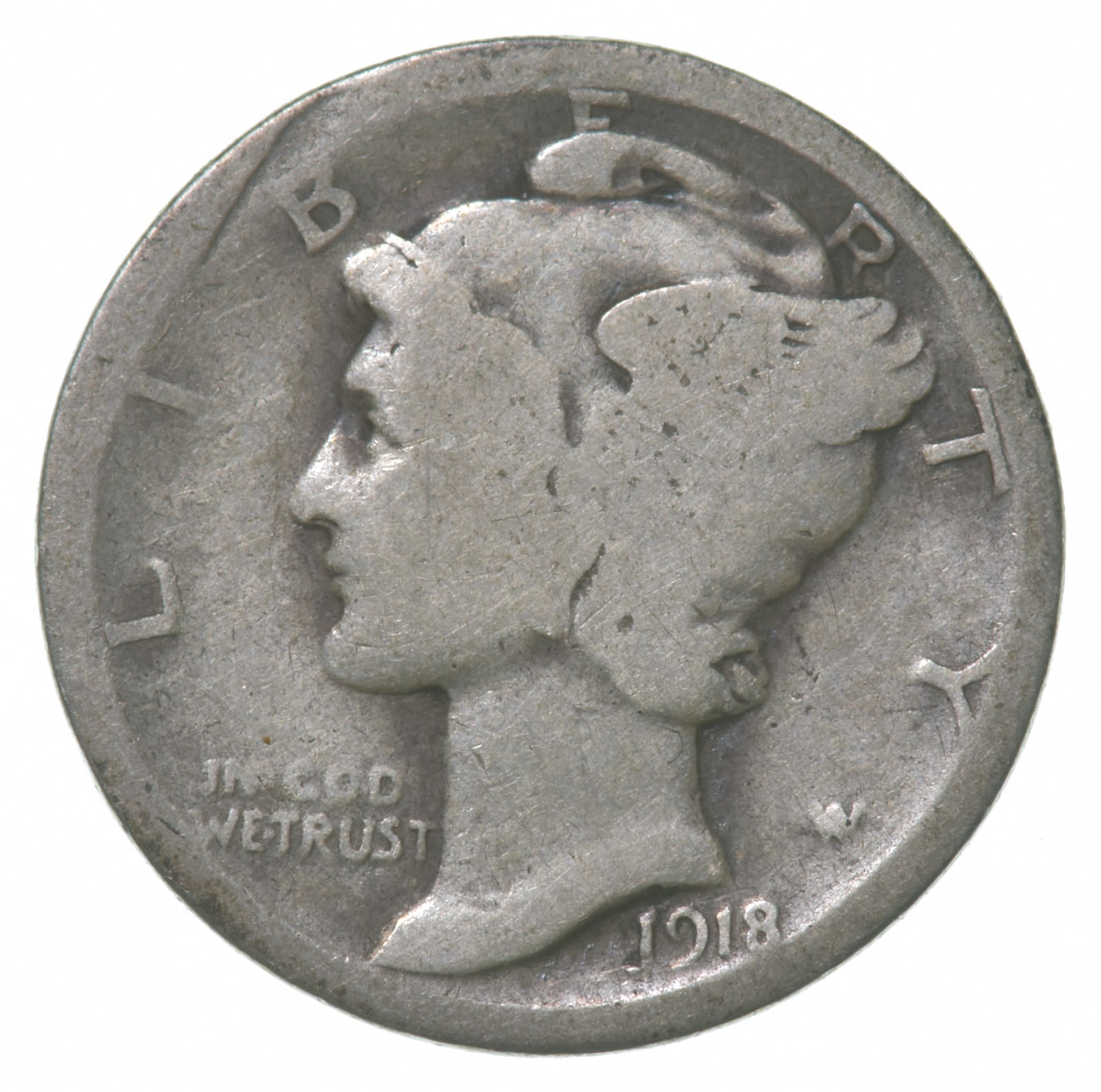 Better 1918 US Mercury 90% Silver Dime Coin Collection Lot Set Break ...