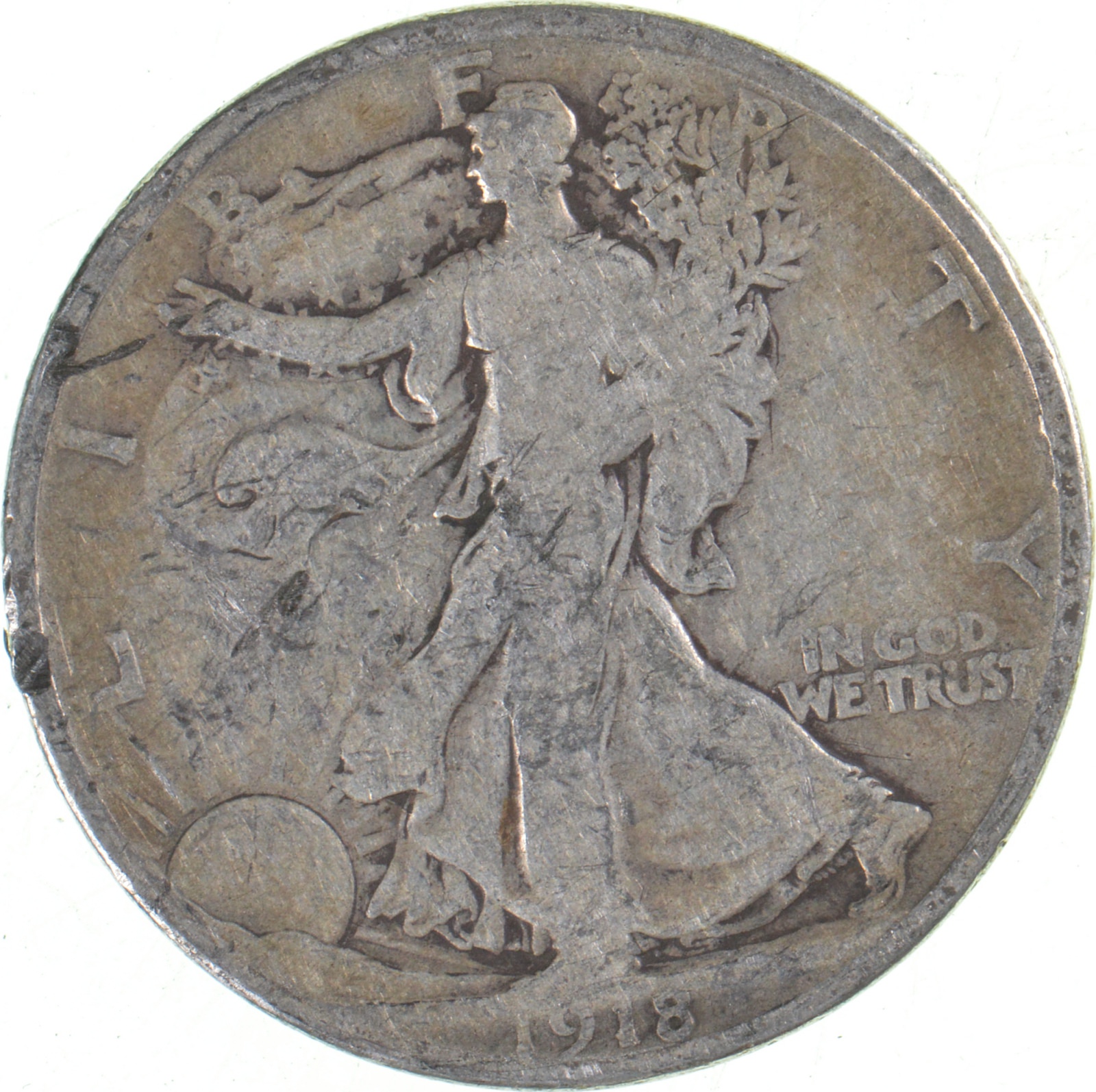 Better 1918-D US Walking Liberty 90% Silver Half Dollar Coin Set Break ...