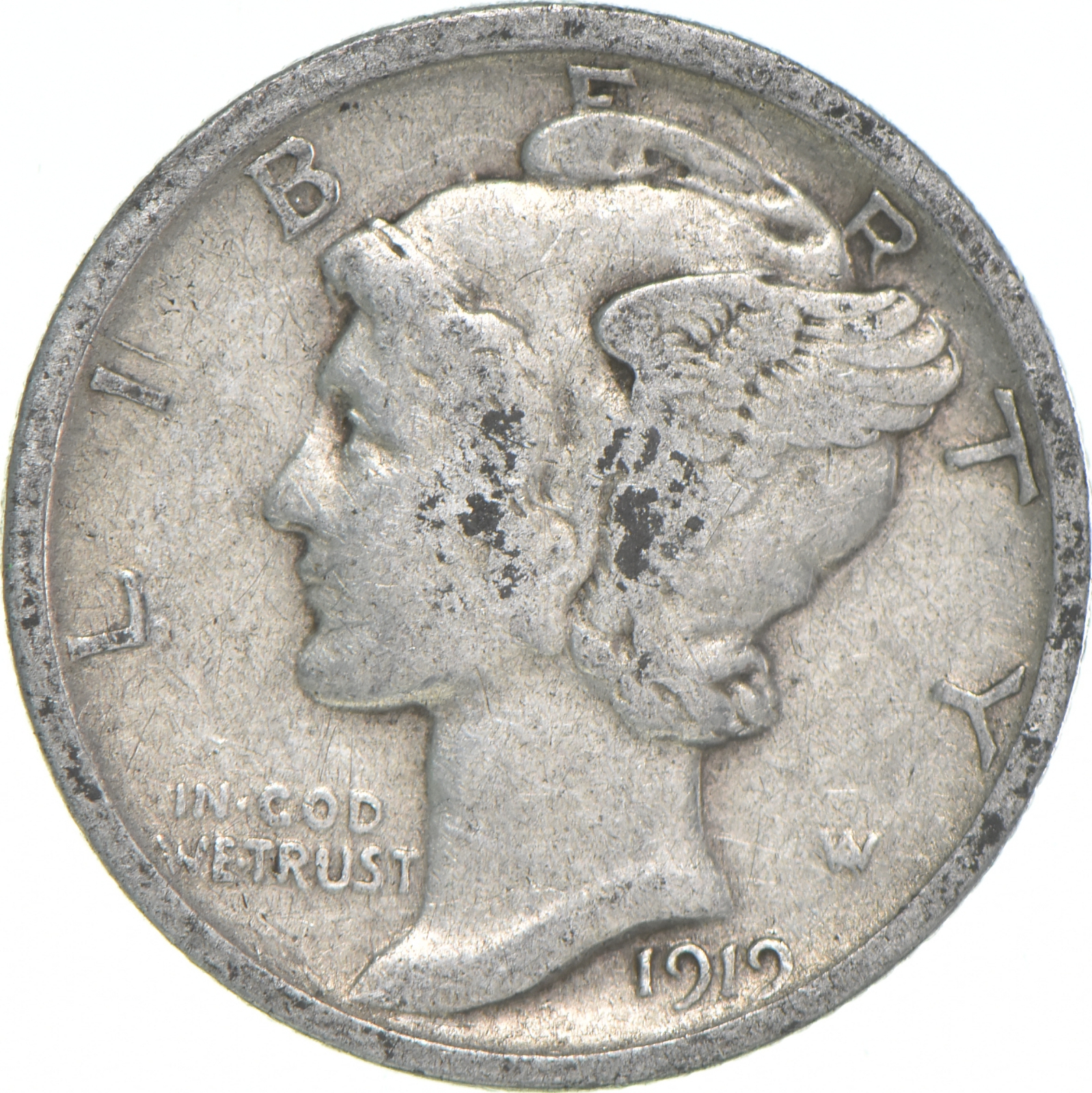 Better 1919 US Mercury 90% Silver Dime Coin Collection Lot Set Break ...
