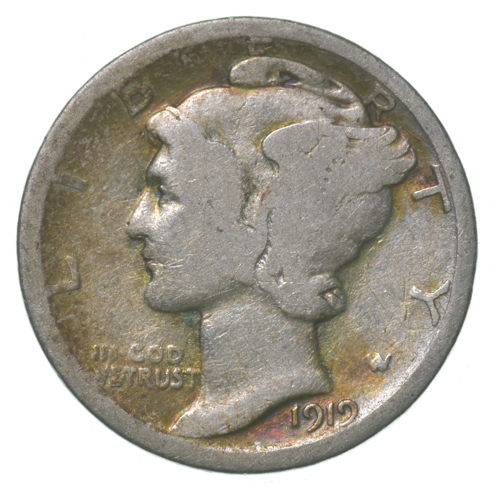 Better 1919 US Mercury 90% Silver Dime Coin Collection Lot Set Break ...