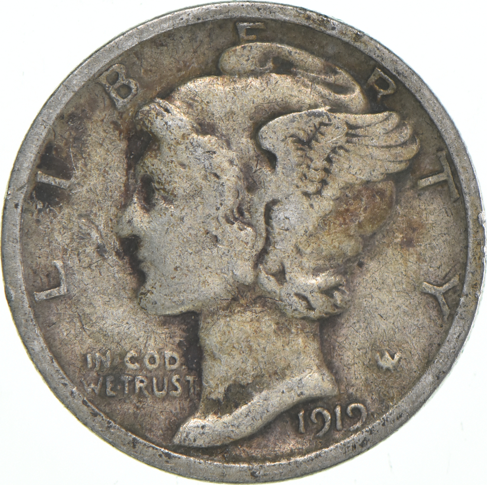 Better 1919 US Mercury 90% Silver Dime Coin Collection Lot Set Break ...