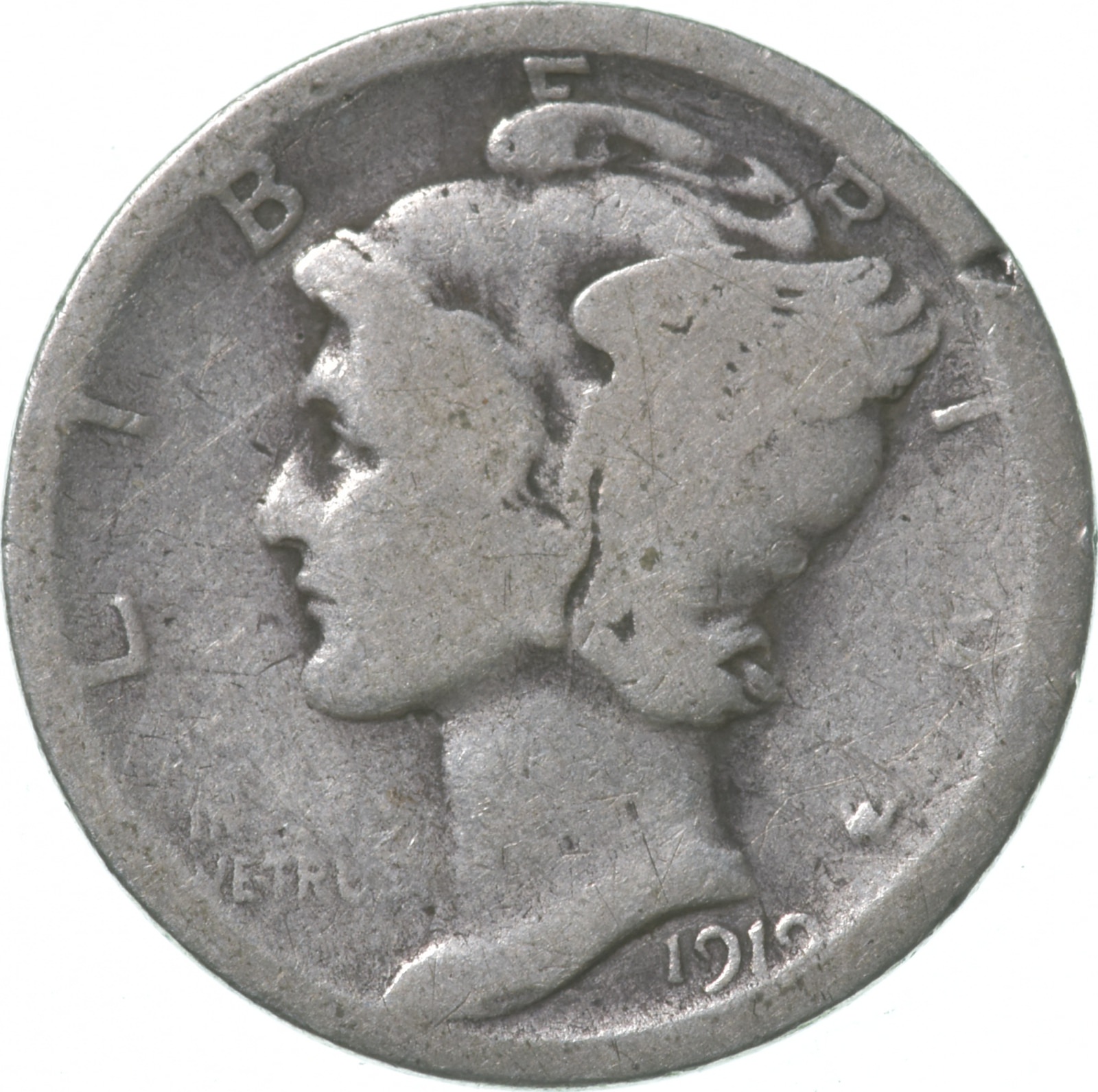 Better 1919-D US Mercury 90% Silver Dime Coin Collection Lot Set Break ...