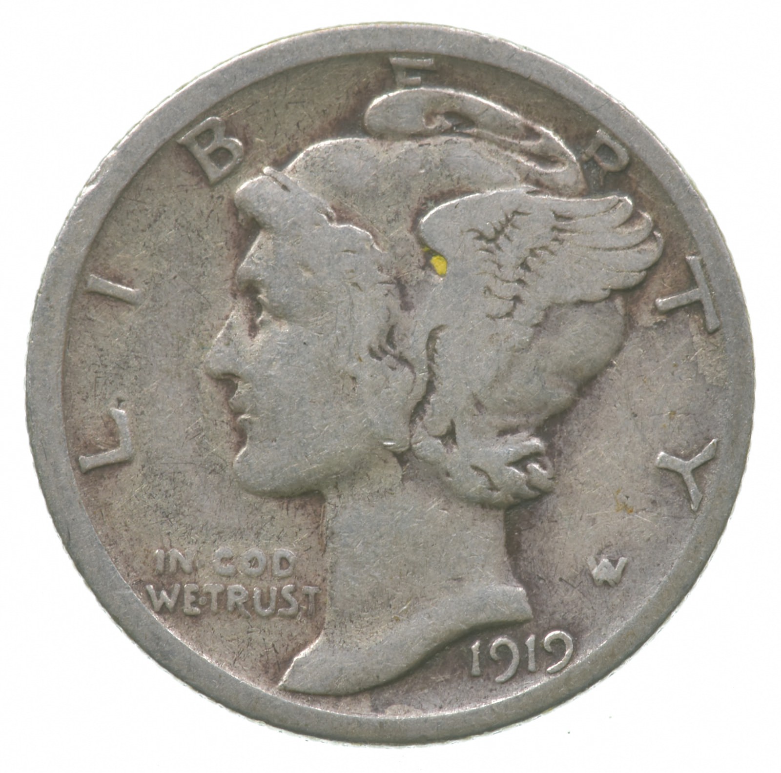 Better 1919-S US Mercury 90% Silver Dime Coin Collection Lot Set Break ...