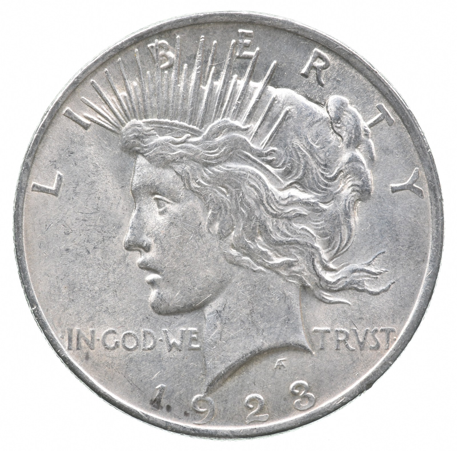 Better - 1923 Peace Silver Dollar - 90% US Coin | Property Room