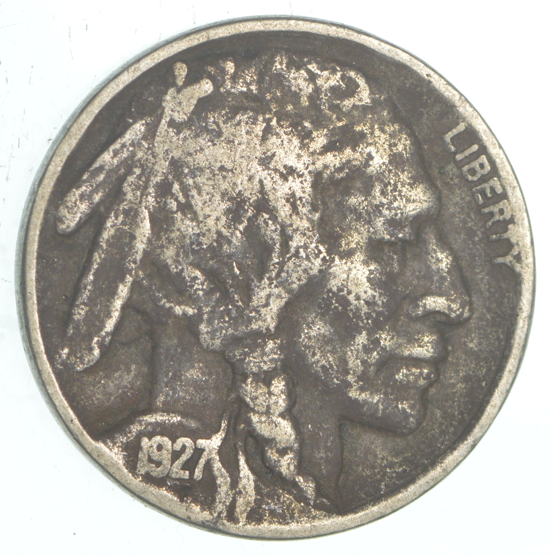 Better - 1927 Buffalo Indian Head US Nickel | Property Room Better - 1927 Buffalo Indian Head US Nickel | Property Room