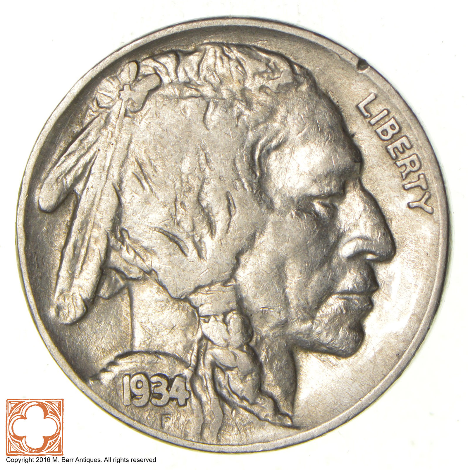 Better - 1934 Buffalo Indian Head US Nickel | Property Room Better - 1934 Buffalo Indian Head US Nickel | Property Room