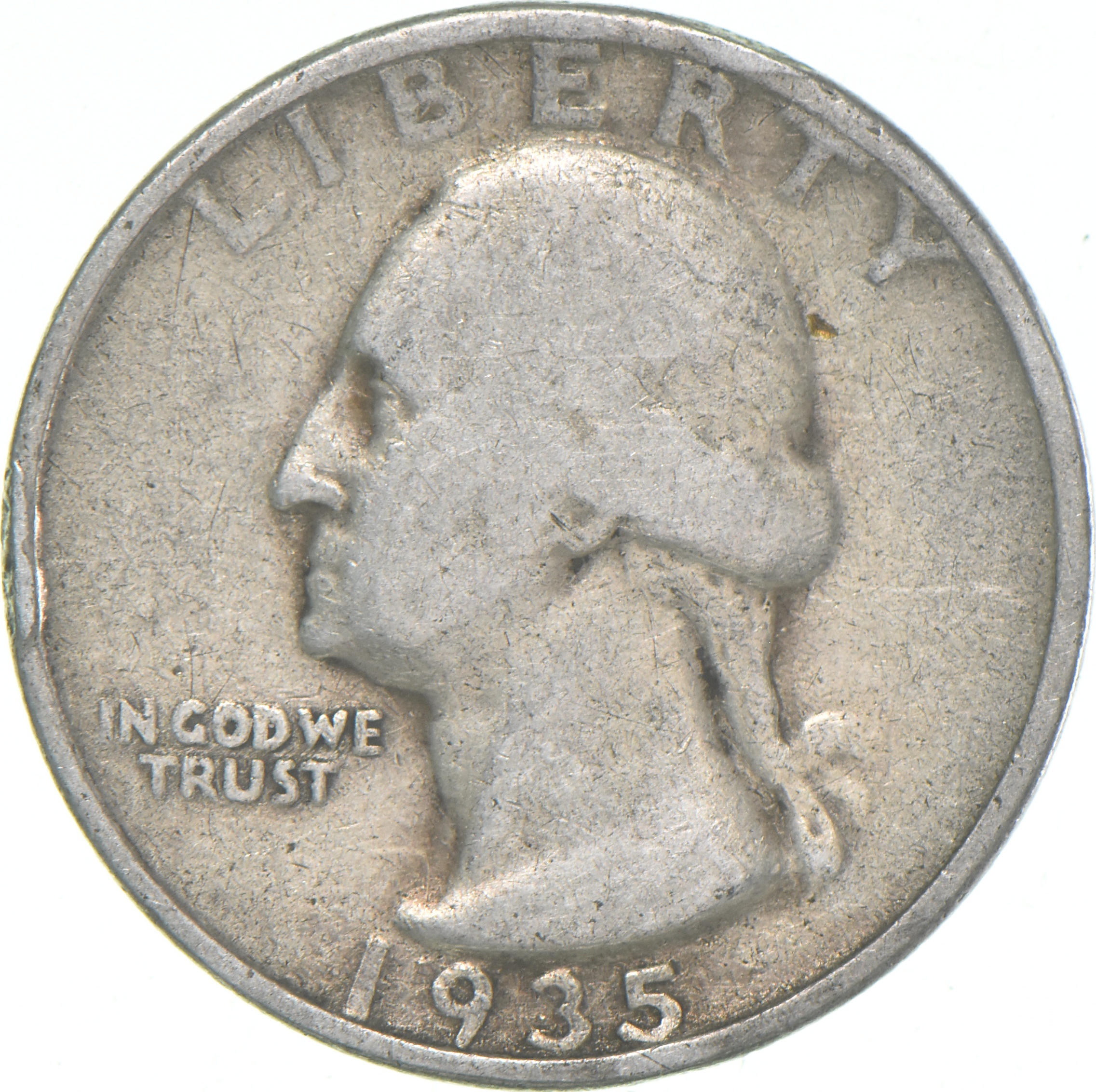 Better 1935 US Washington 90% Silver Quarter Coin Set Break | Property Room