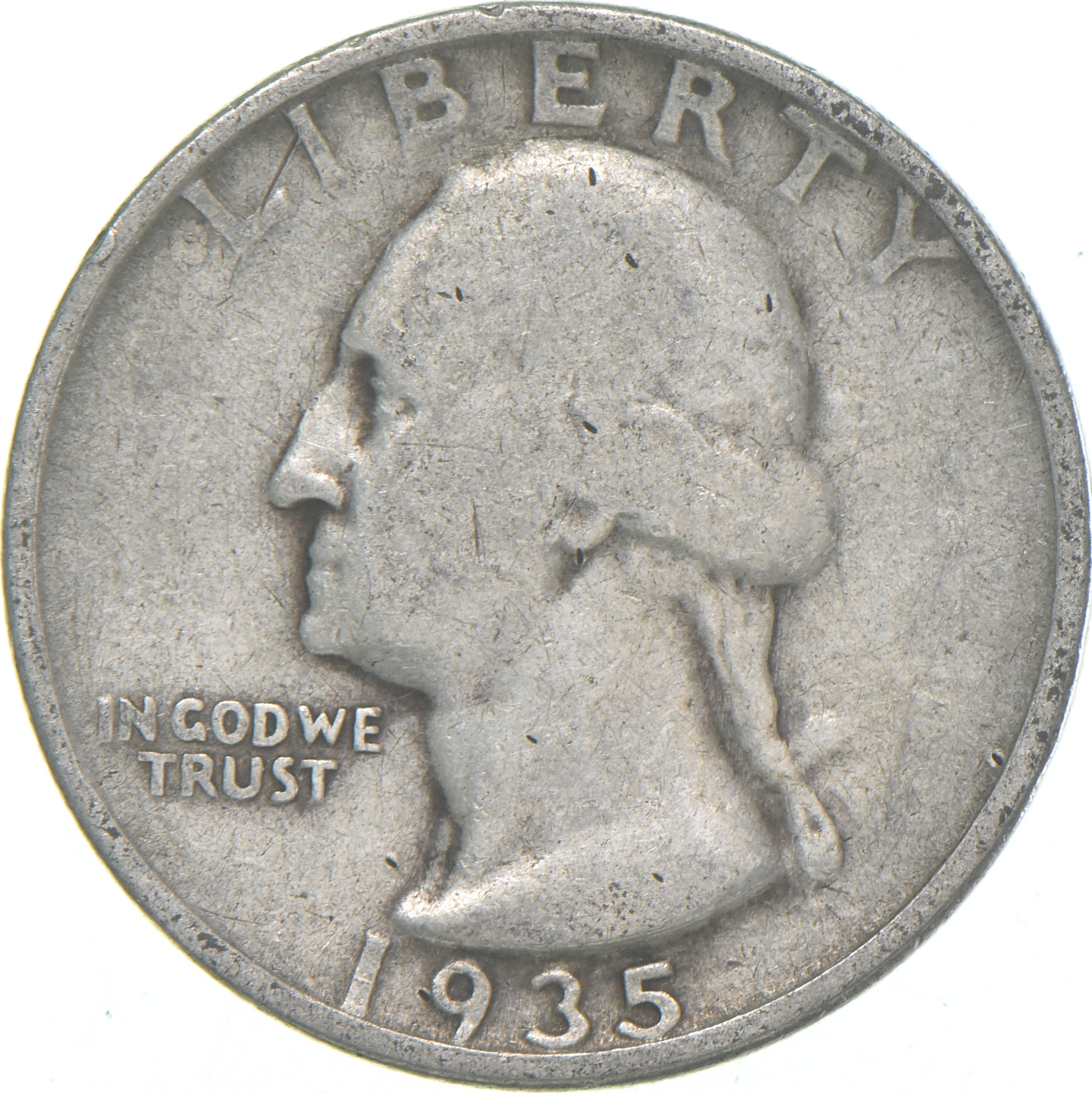 Better 1935 US Washington 90% Silver Quarter Coin Set Break | Property Room