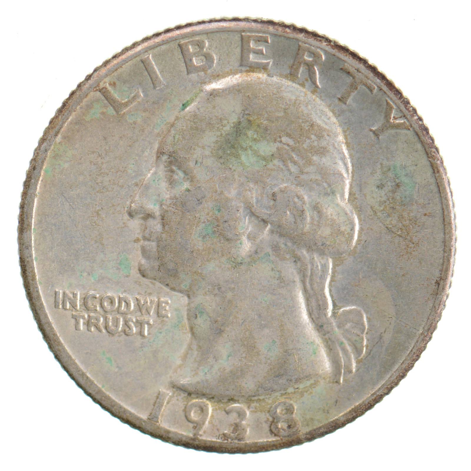 Better 1938 US Washington 90% Silver Quarter Coin Set Break | Property Room