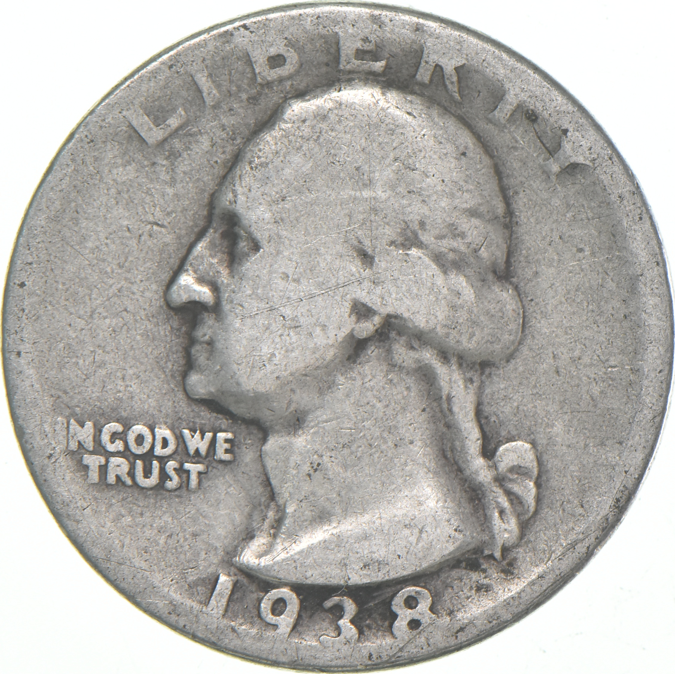 Better 1938 US Washington 90% Silver Quarter Coin Set Break | Property Room