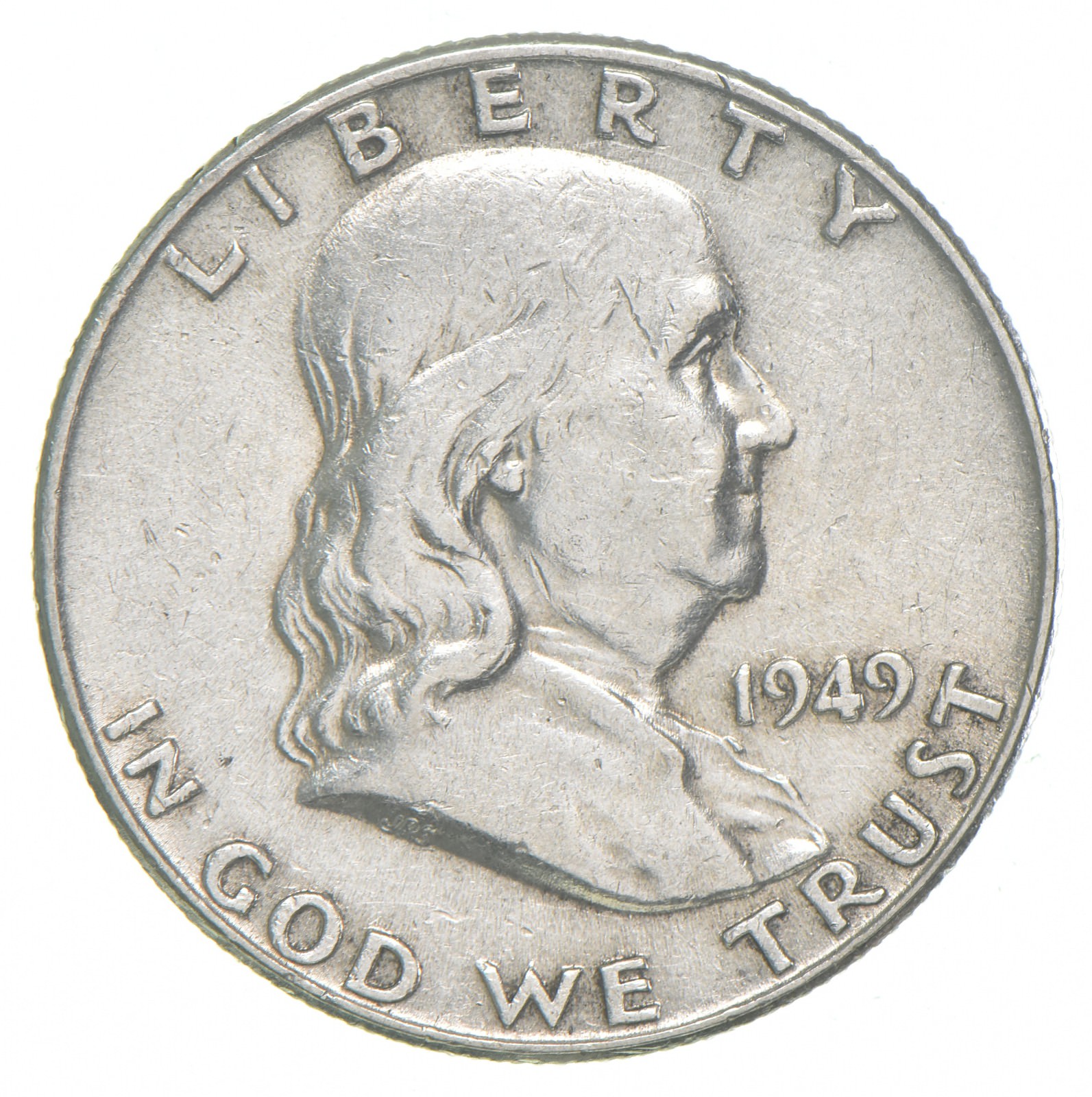 Better 1949 US Franklin 90% Silver Half Dollar Coin Collection Set ...