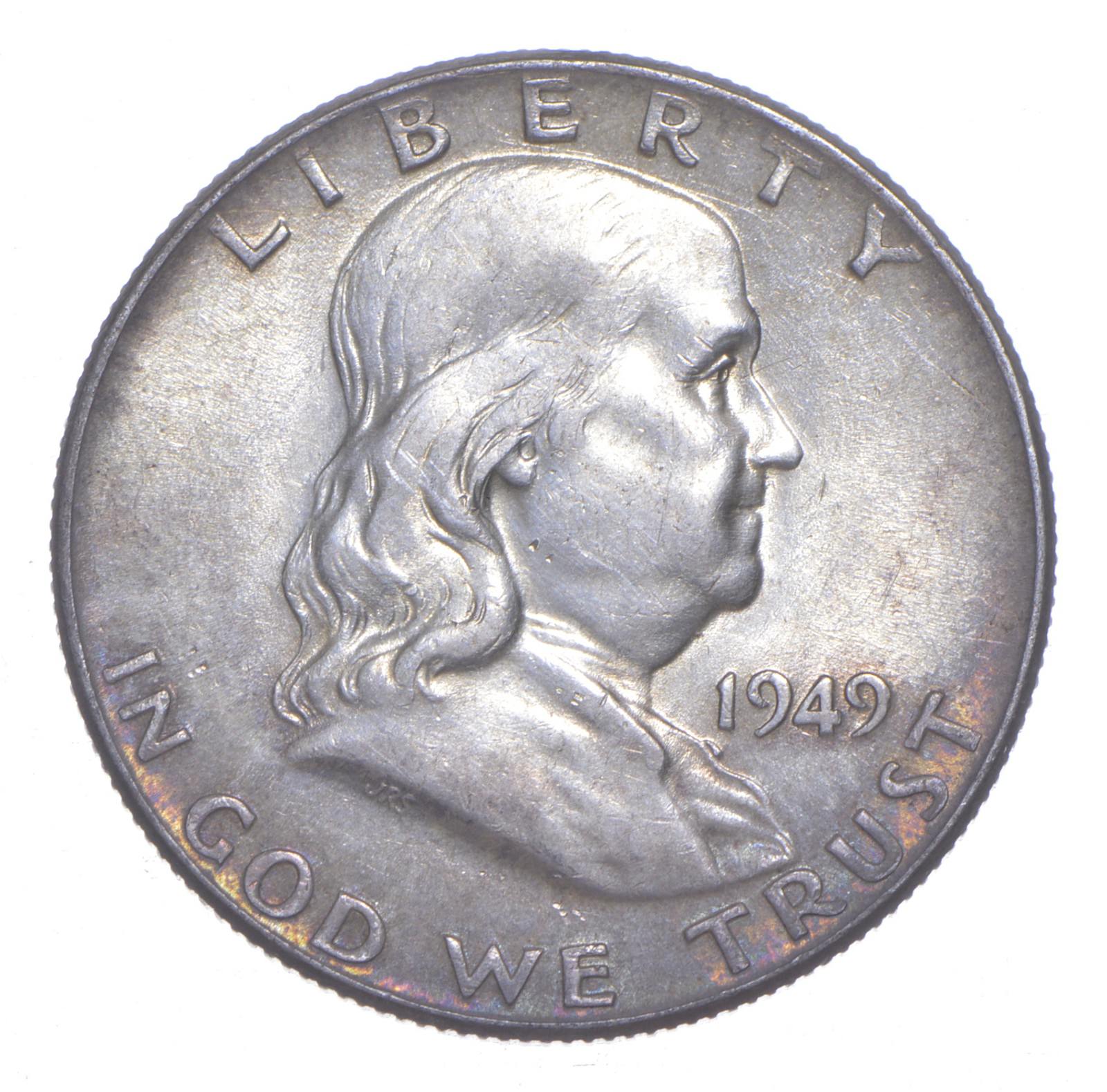 Better 1949 - US Franklin 90% Silver Half Dollar Coin Collection Set ...