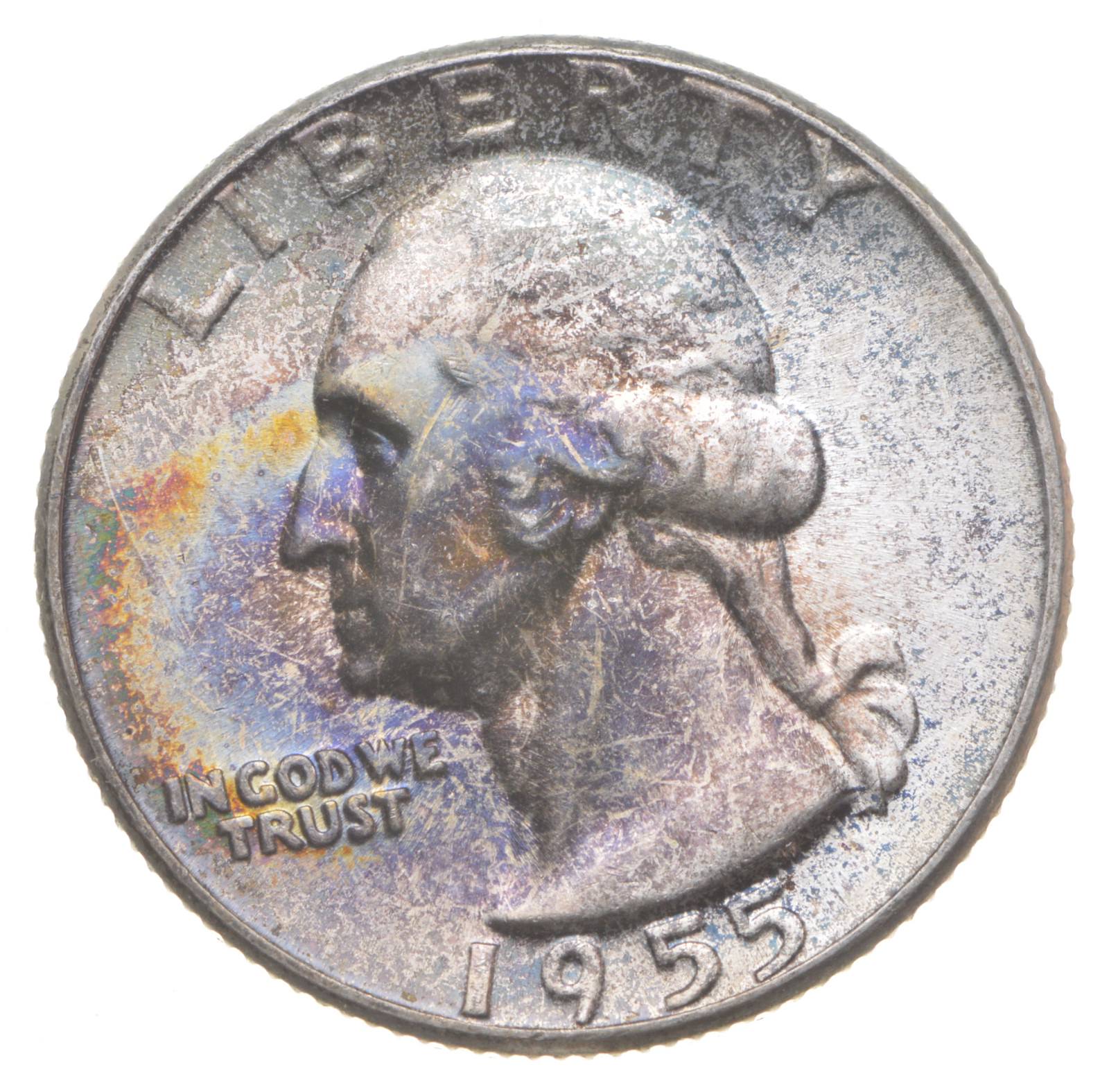 Better 1955 - US Washington 90% Silver Quarter Coin Set Break ...