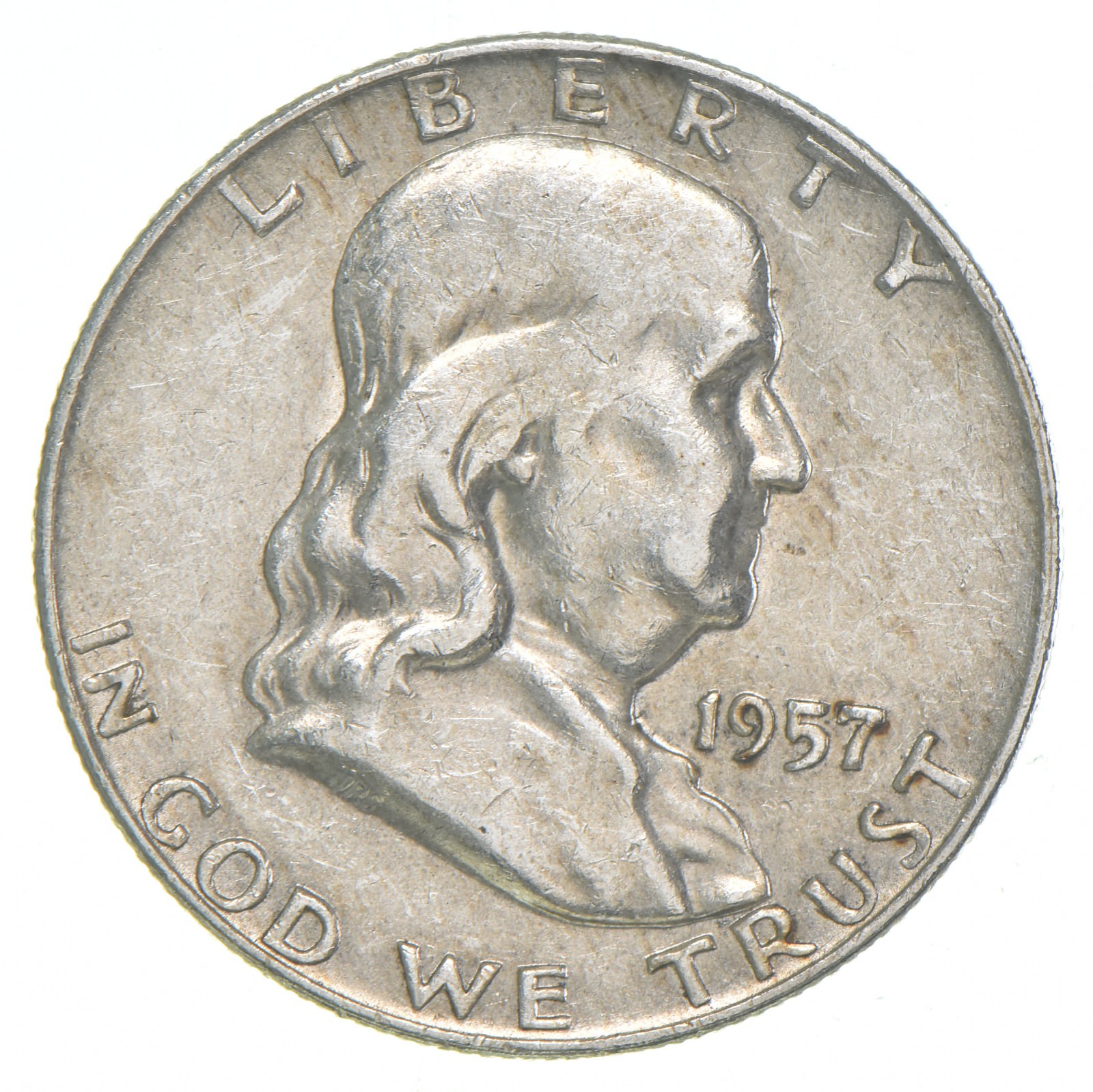 Better 1957-D US Franklin 90% Silver Half Dollar Coin Collection Set ...