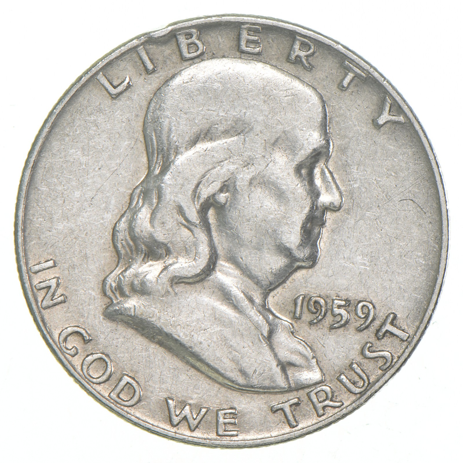 Better 1959-D US Franklin 90% Silver Half Dollar Coin Collection Set ...