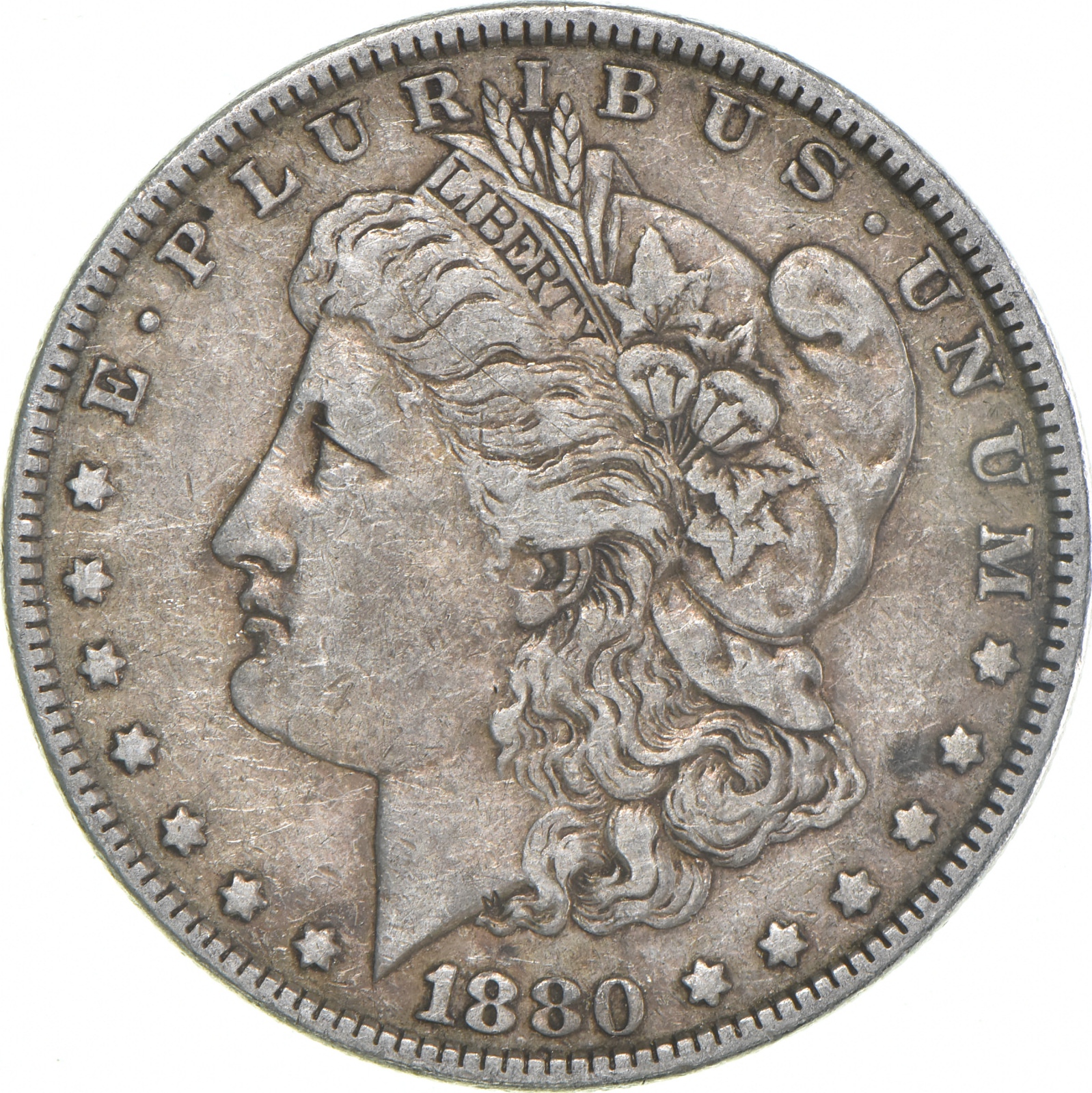 Better Date 1880 Morgan Silver Dollar - 90% US Coin - Nice Coin ...