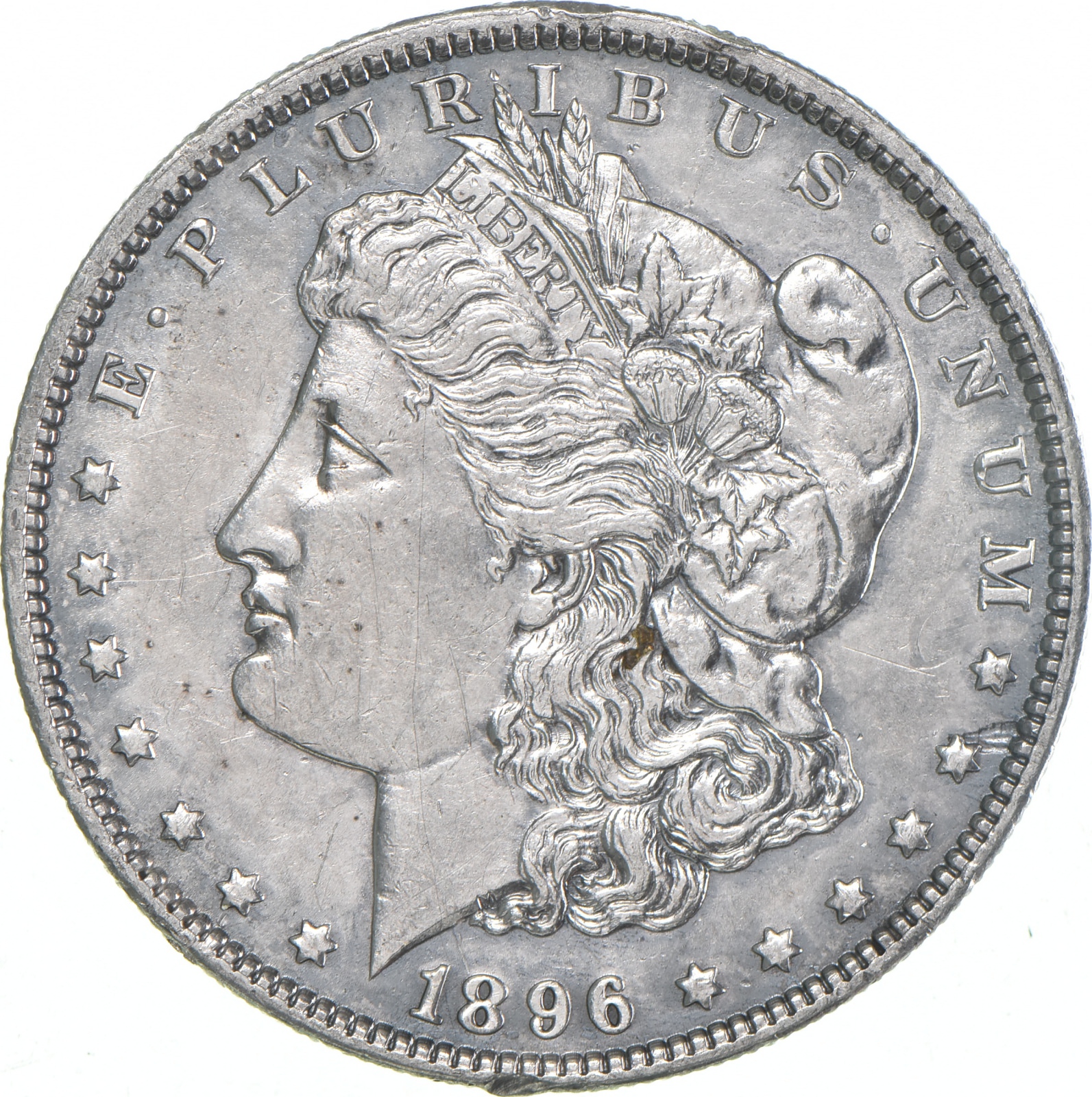 Better Date 1896 Morgan Silver Dollar - 90% US Coin - Nice Coin ...