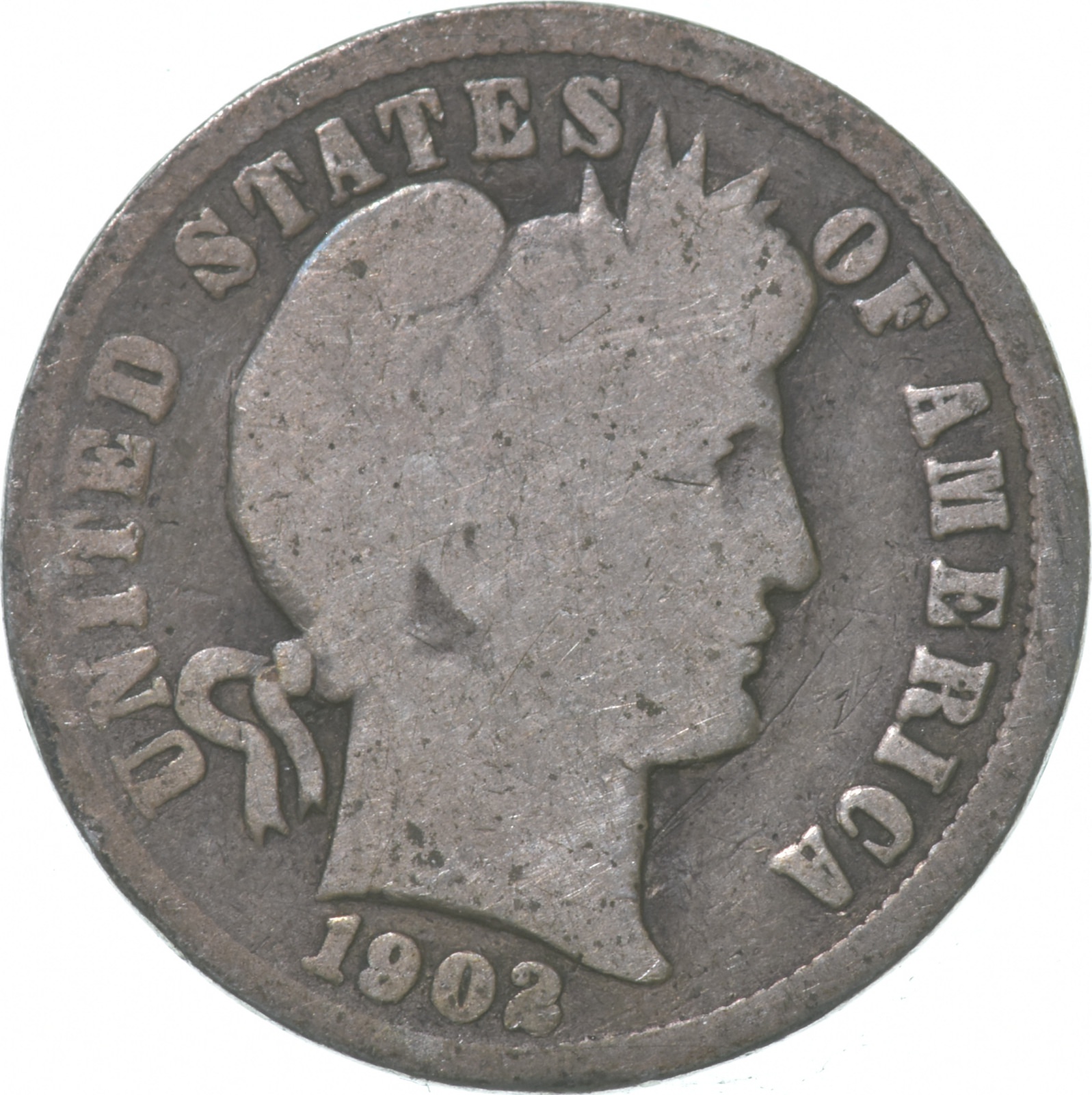 Better Date 1902 US Barber Liberty Silver Dime Coin Collection Lot Set Break | Property Room