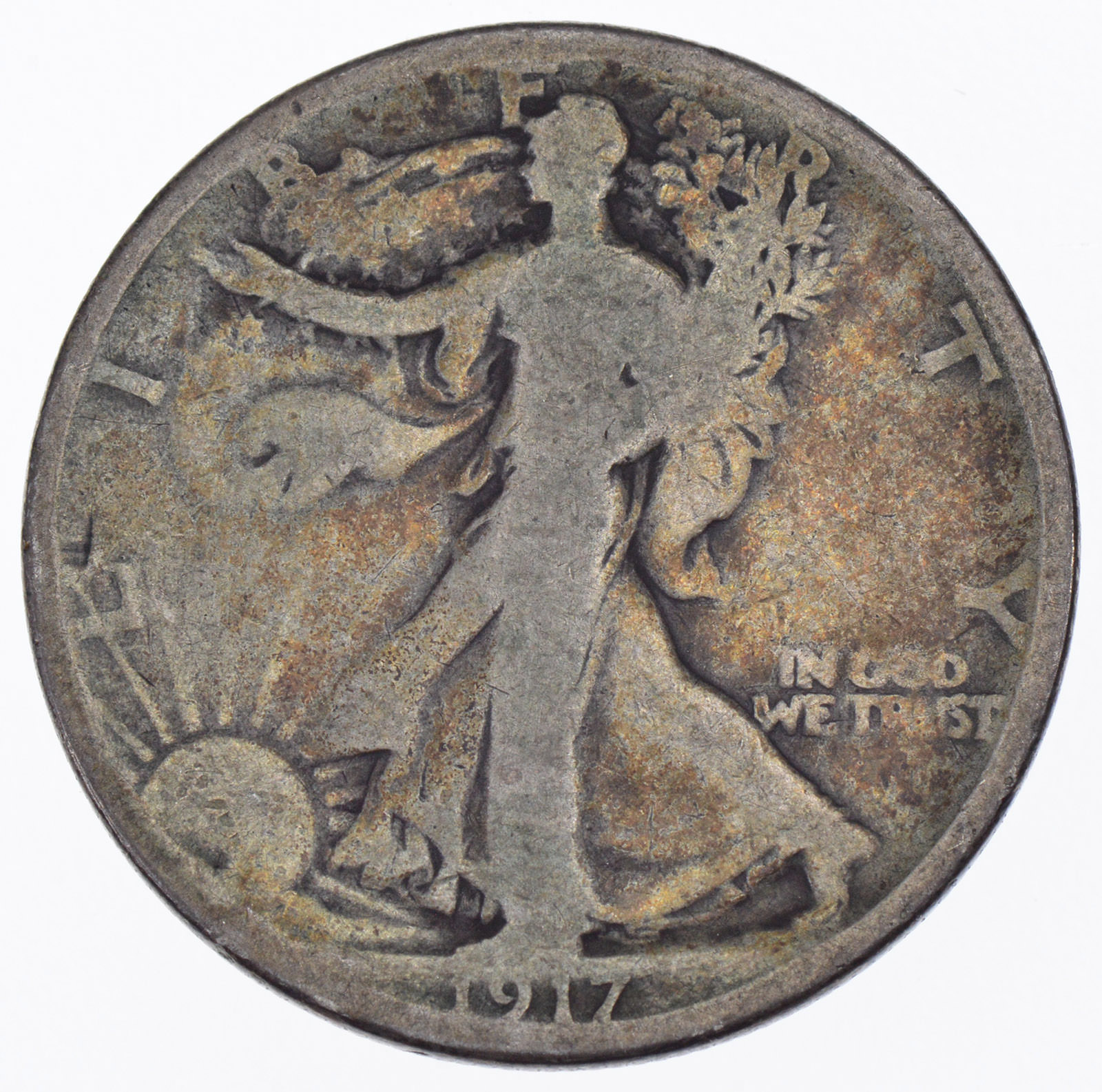 Better Date 1917-S Walking Liberty 90% Silver US Half Dollar | Property Room