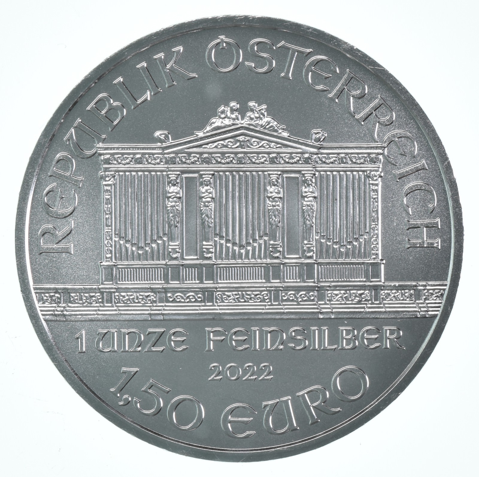 Better Date - 2022 Austria 1 1/2 Euro - 1 Oz. Silver Vienna ...