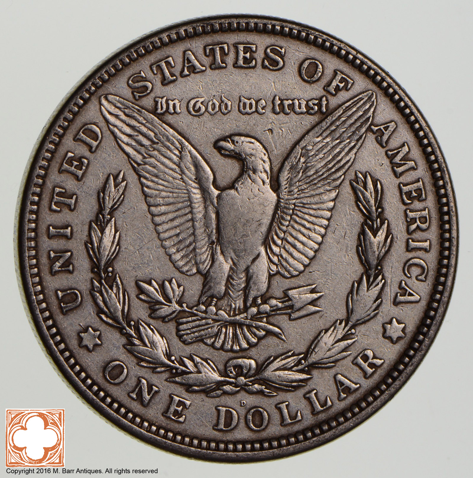 Better Grade 1921-D Morgan United States Silver Dollar 90% Pure Silver ...