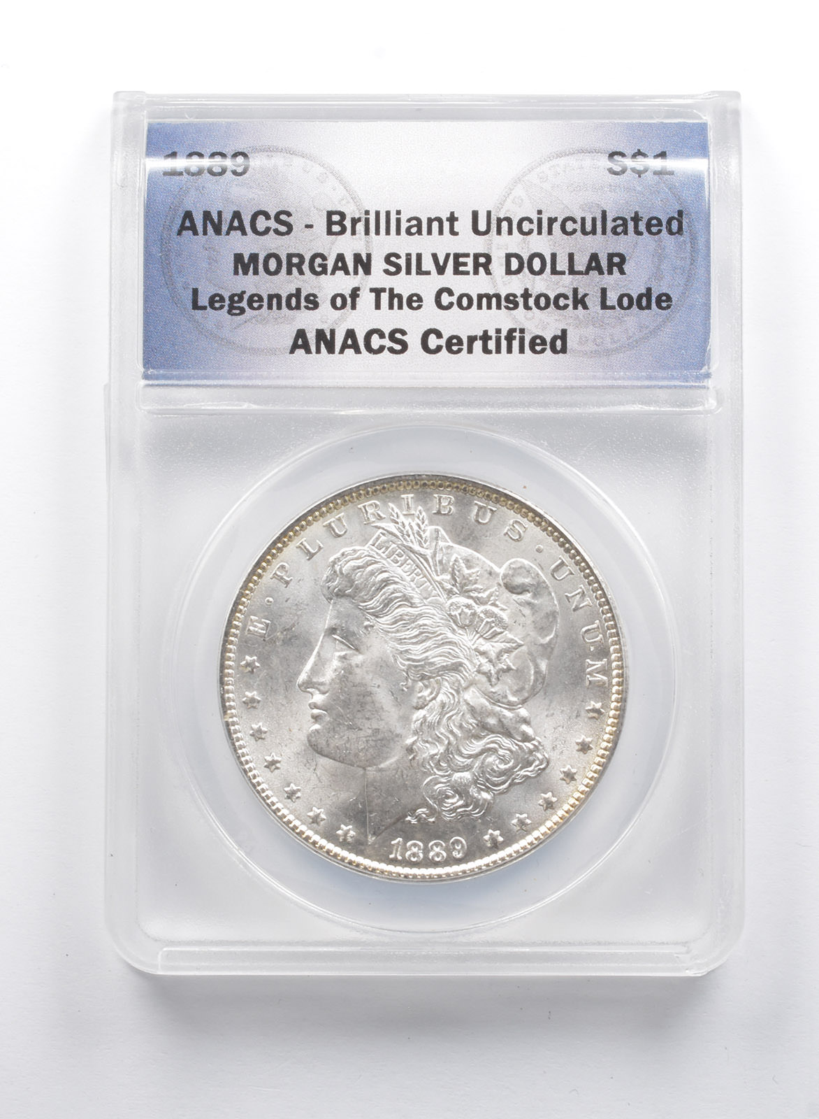 Brilliant Uncirculated 1889 Morgan Silver Dollar - Legends Of The ...