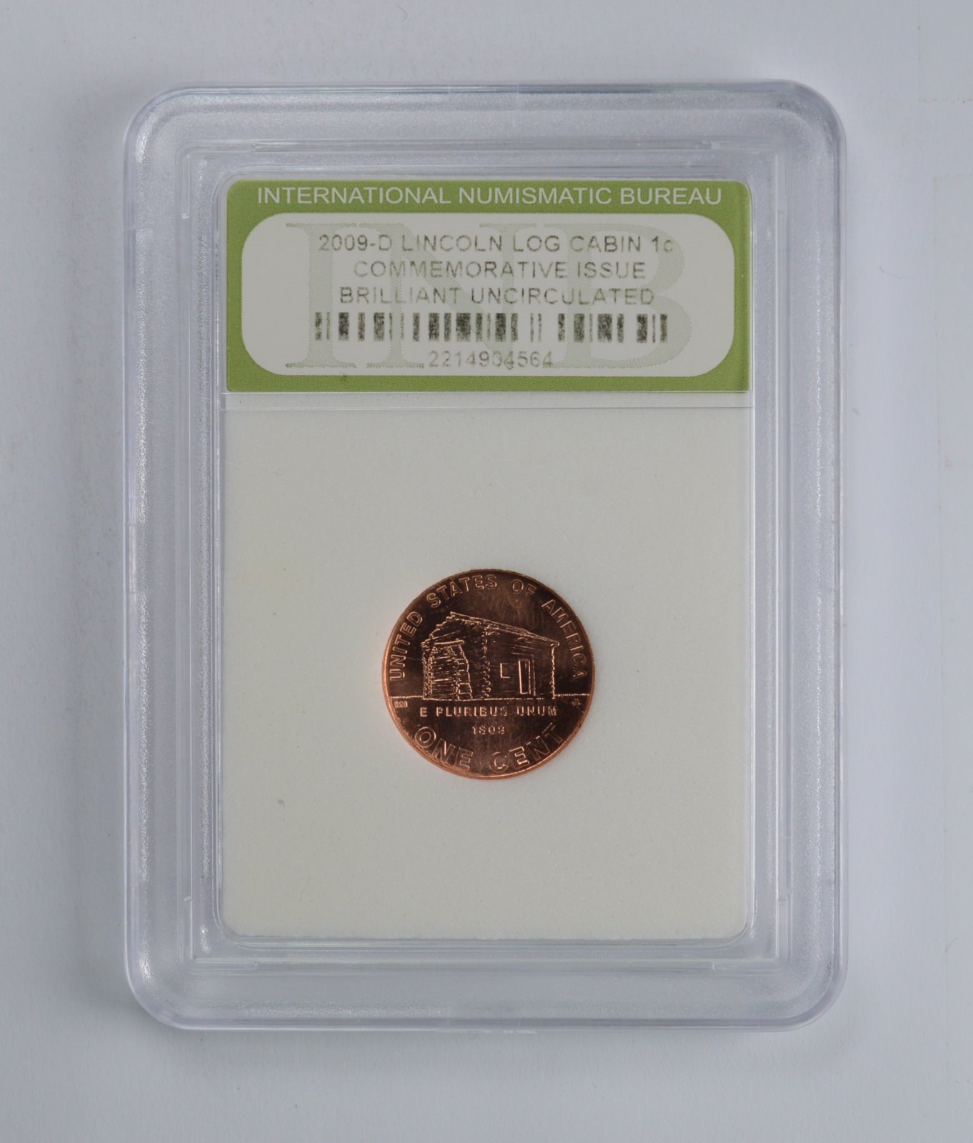 Brilliant Uncirculated 2009-D Lincoln Bicentennial Cent - Log Cabin ...