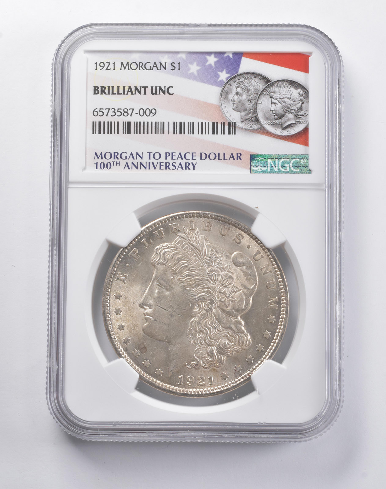 Brilliant Uncirculated - Gem BU Unc 1921 Morgan Dolllar NGC *63 ...