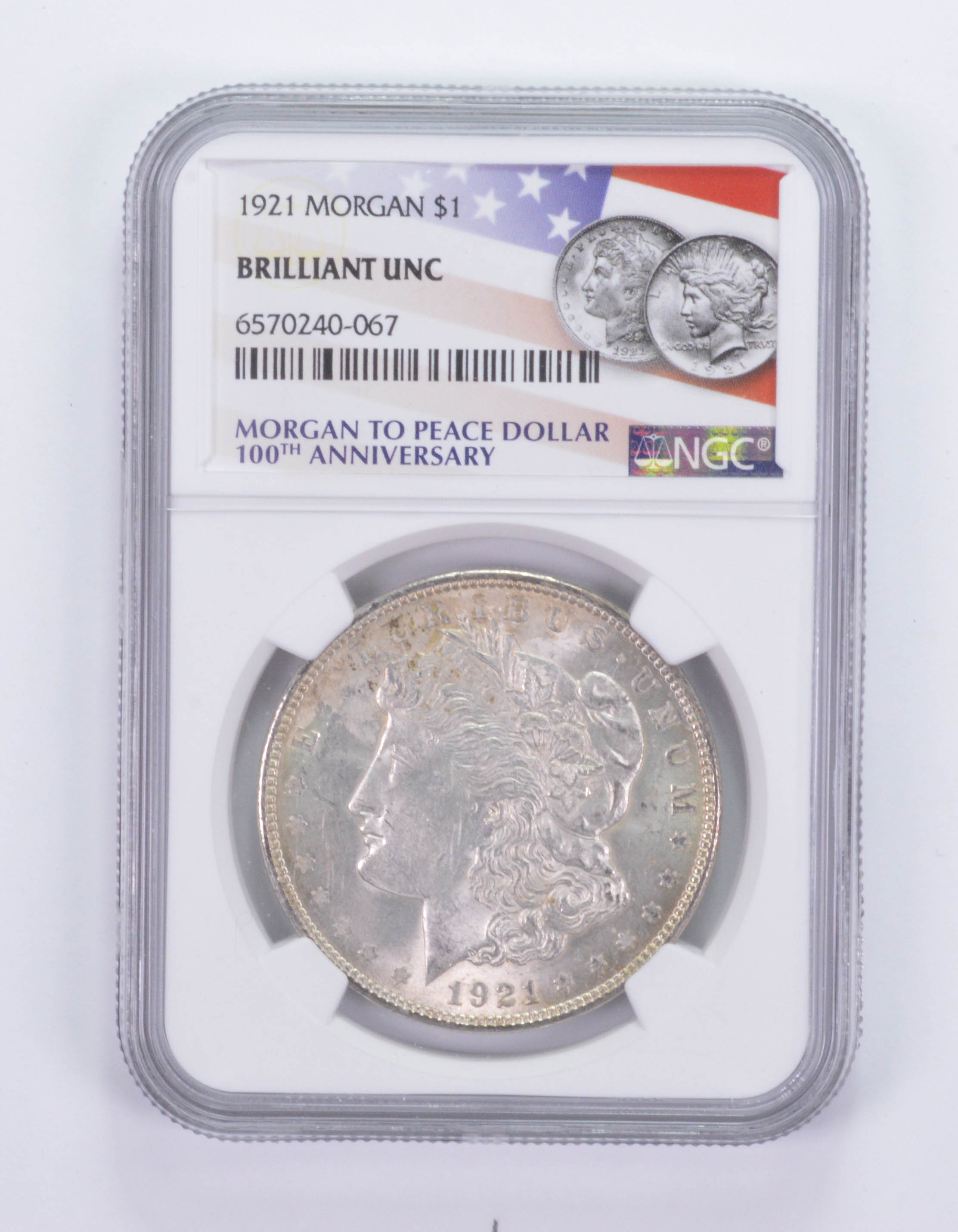 Brilliant Uncirculated - Gem BU Unc 1921 Morgan Dolllar NGC *63 ...