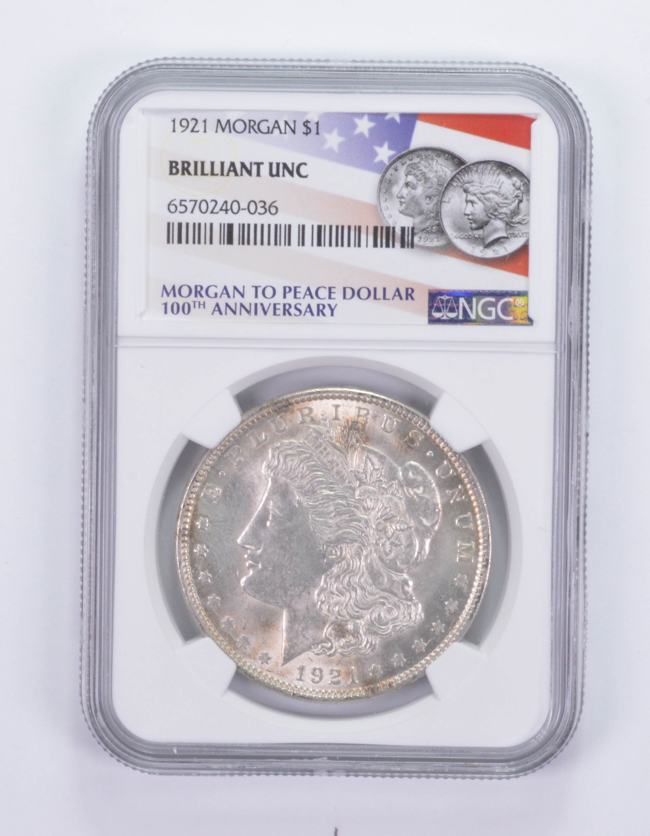 Brilliant Uncirculated - Gem BU Unc 1921 Morgan Dolllar NGC *63 ...