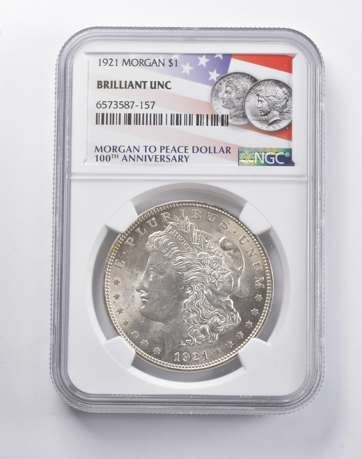 Brilliant Uncirculated - Gem BU Unc 1921 Morgan Dolllar NGC *63 ...