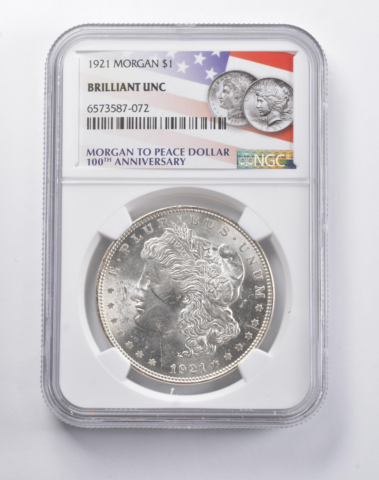 Brilliant Uncirculated - Gem BU Unc 1921 Morgan Dolllar NGC *63 ...