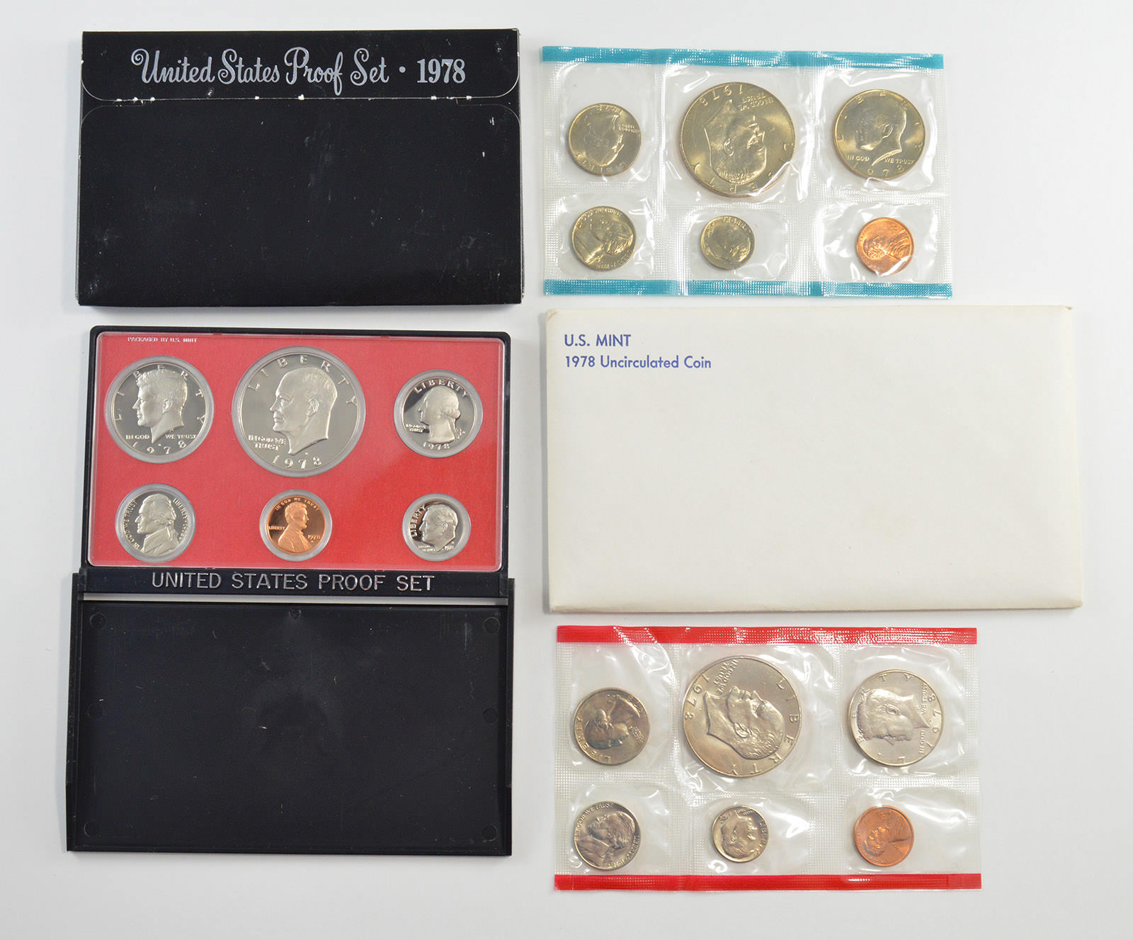 Bulk Deal: 1978 US Proof & Mint Sets - Coin Collection Bundle - 2 Sets ...