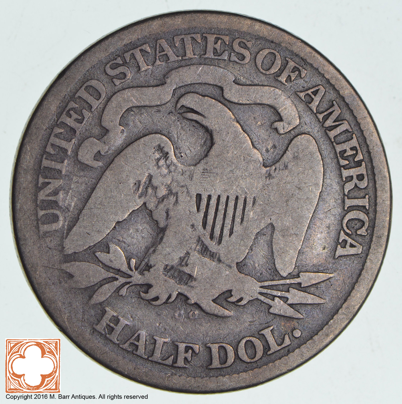 CARSON CITY 1877-CC Seated Liberty Silver Half Dollar | Property Room