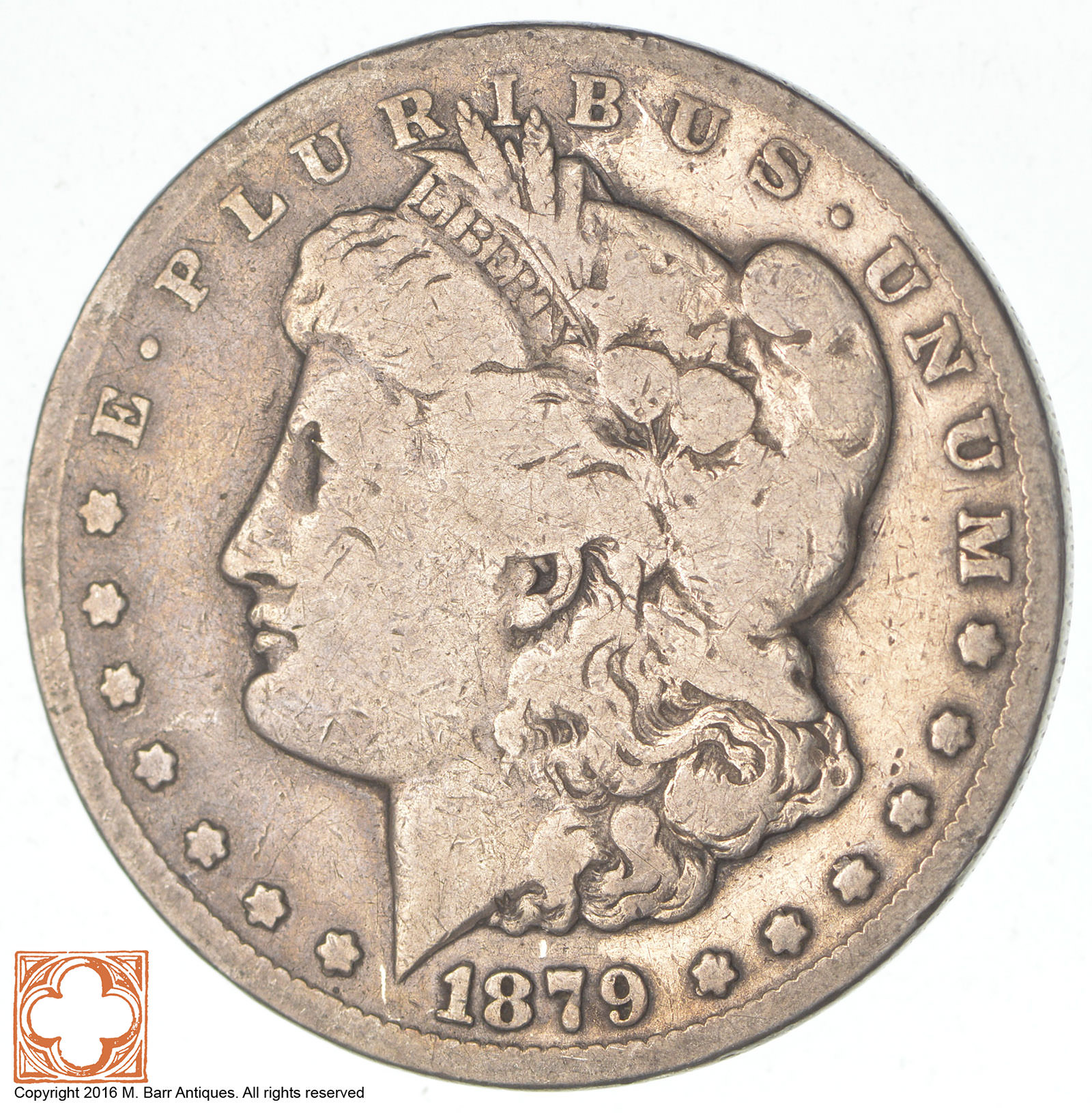 Carson City - 1879-CC Morgan Silver Dollar - RARE Historic Coin | Property Room